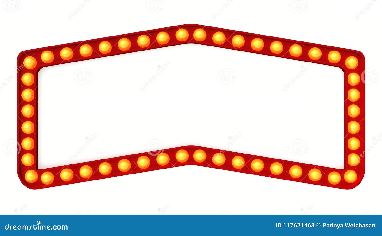 Red Marquee Light Board Sign Retro On White Background. 3d Rendering ... Red Marquee Light Board Sign Retro On White Background. 3d Rendering ...