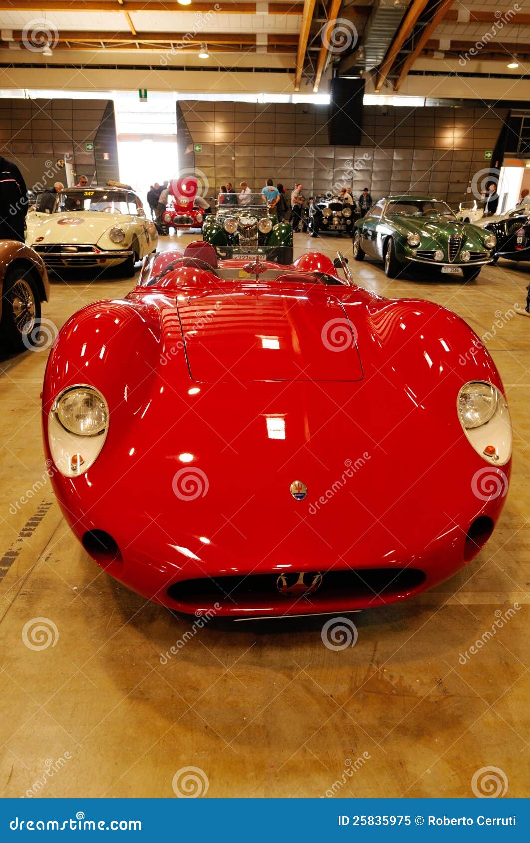 Red Maserati Barchetta Veteran Car Editorial Image - Image of white ...