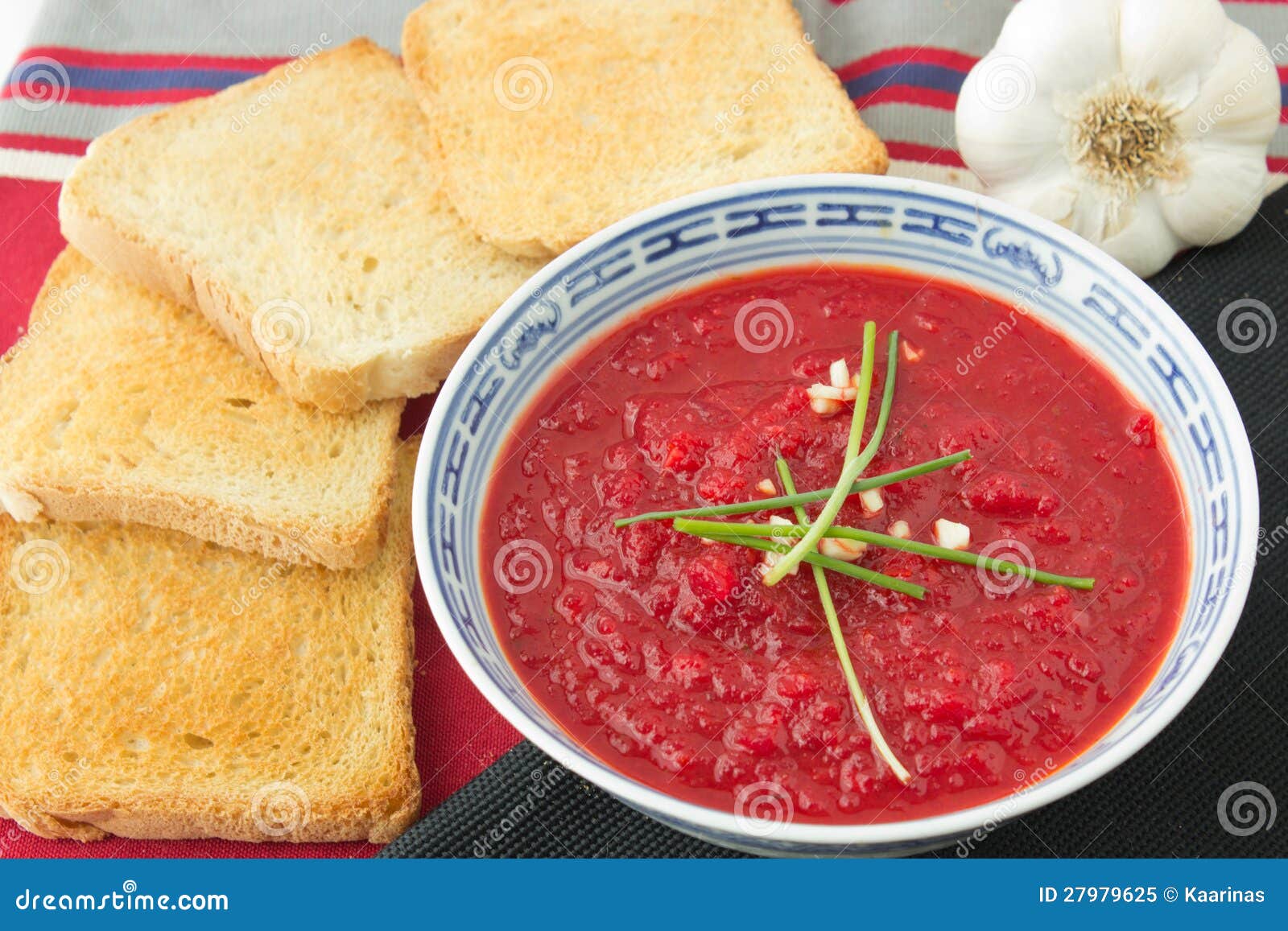 Red mashed beet soup stock image. Image of still, green - 27979625