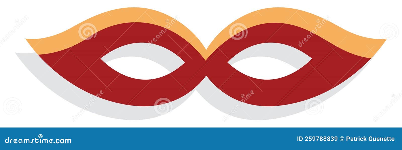 Red mask, icon icon stock vector. Illustration of doctor - 259788839