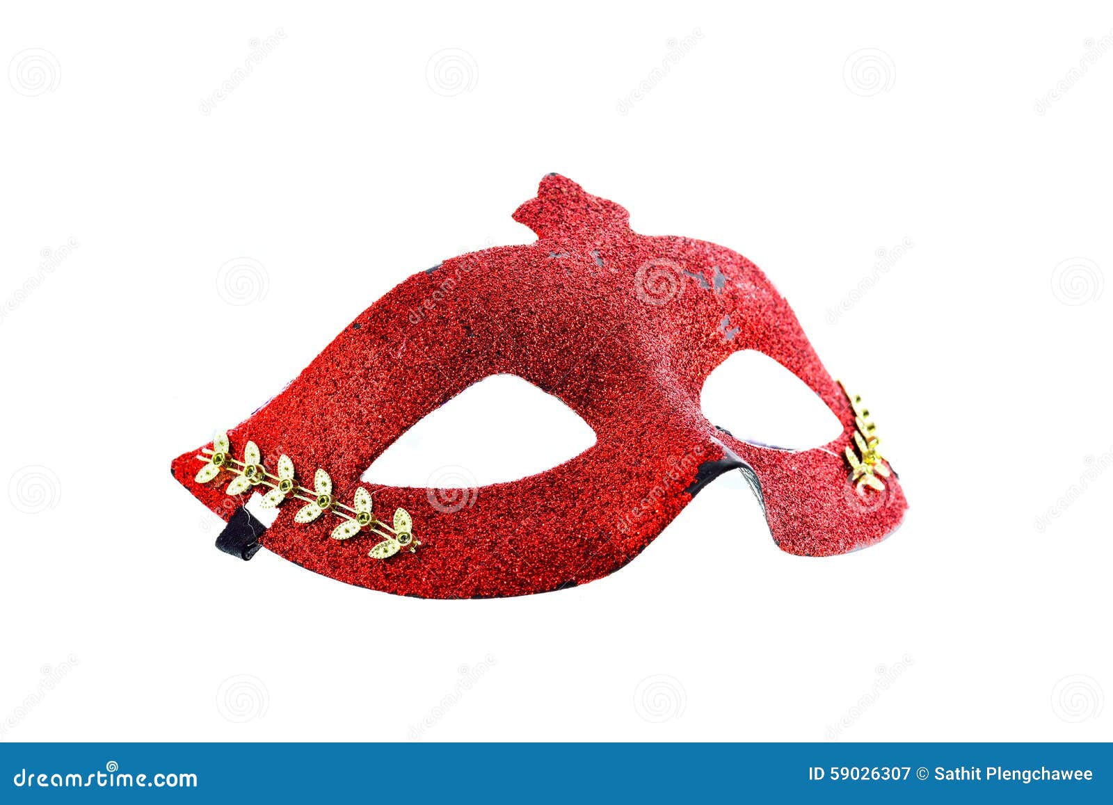 Red Mask on White Background Stock Image - Image of opera, holiday ...