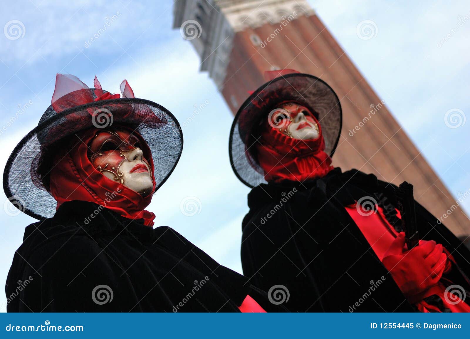 Red masks twins stock image. Image of fantasy, face, party - 12554445
