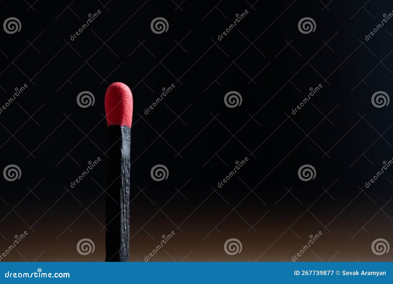 Red Match on Dark Background Stock Image - Image of space, light: 267739877