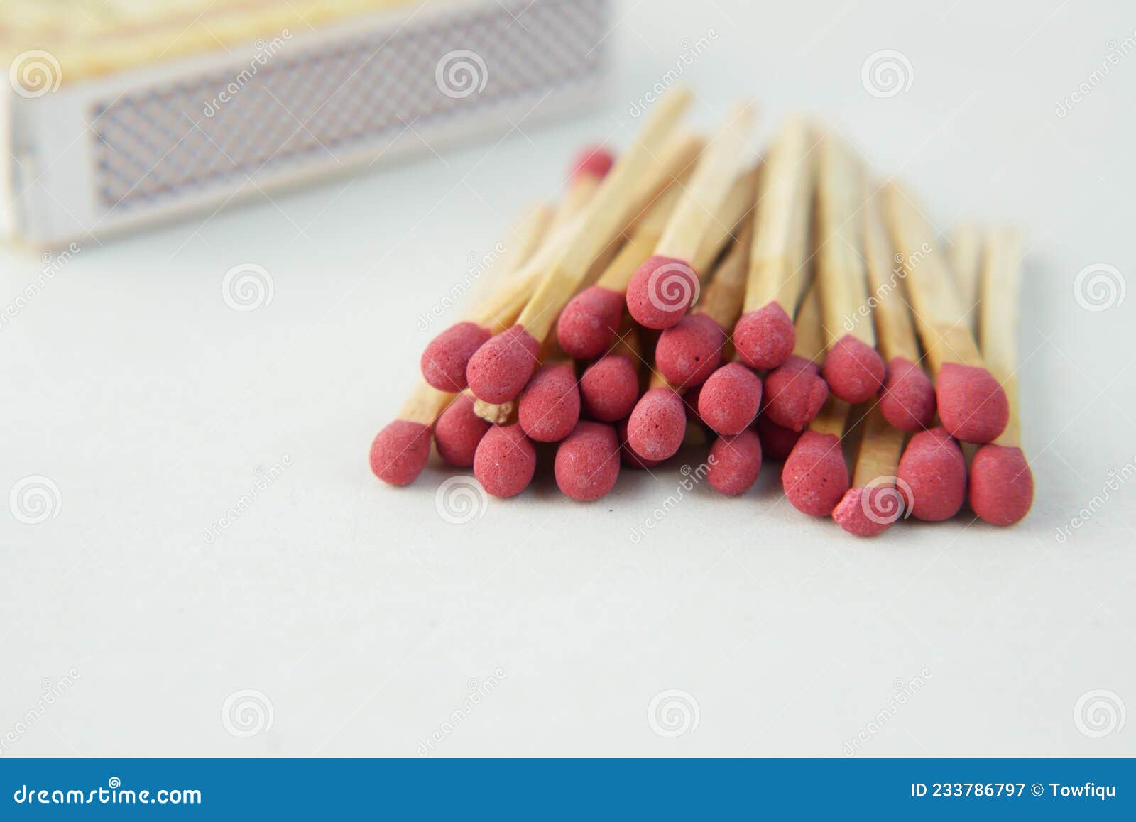 Red Matches on a White Background Stock Image - Image of macro, stick ...