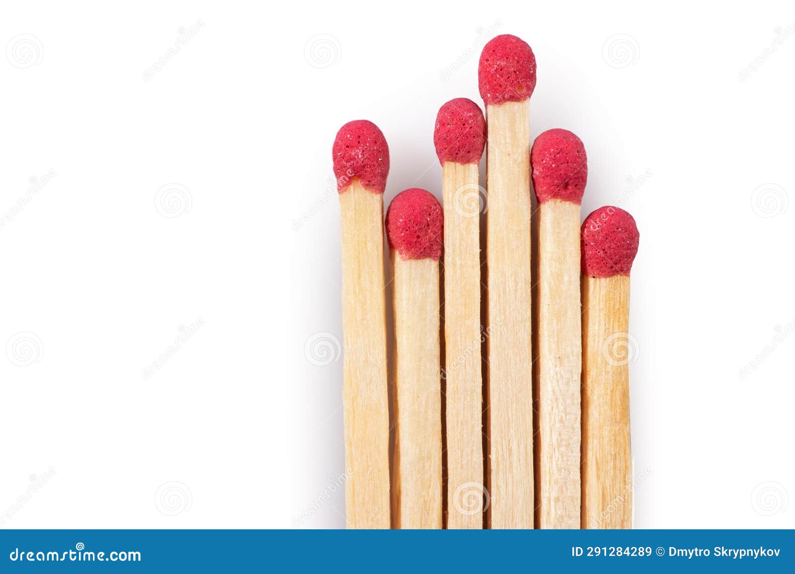 Red Matches on White Background Close Up Stock Image - Image of object ...
