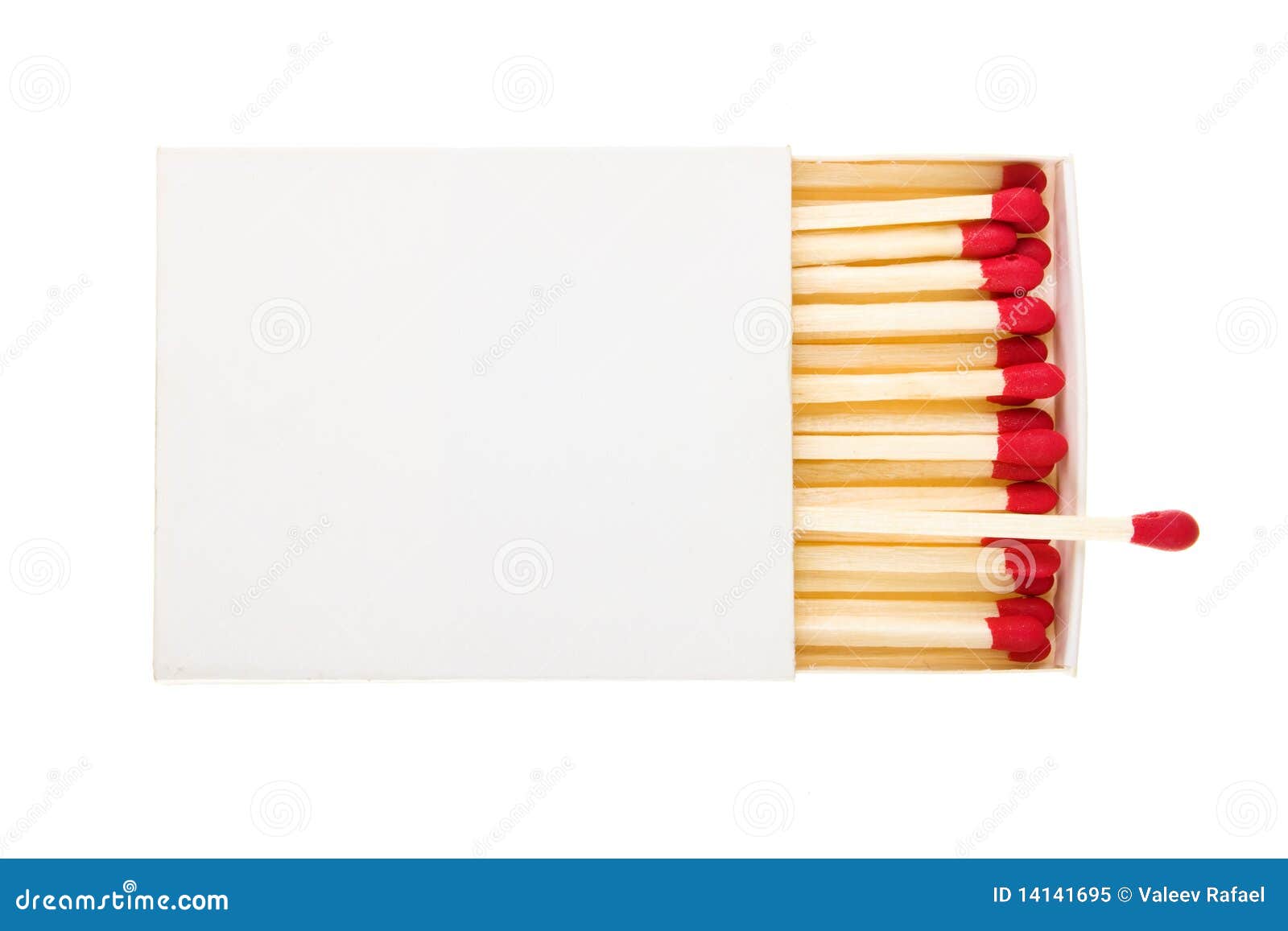 Red Matches In A White Box Royalty Free Stock Photo - Image: 14141695
