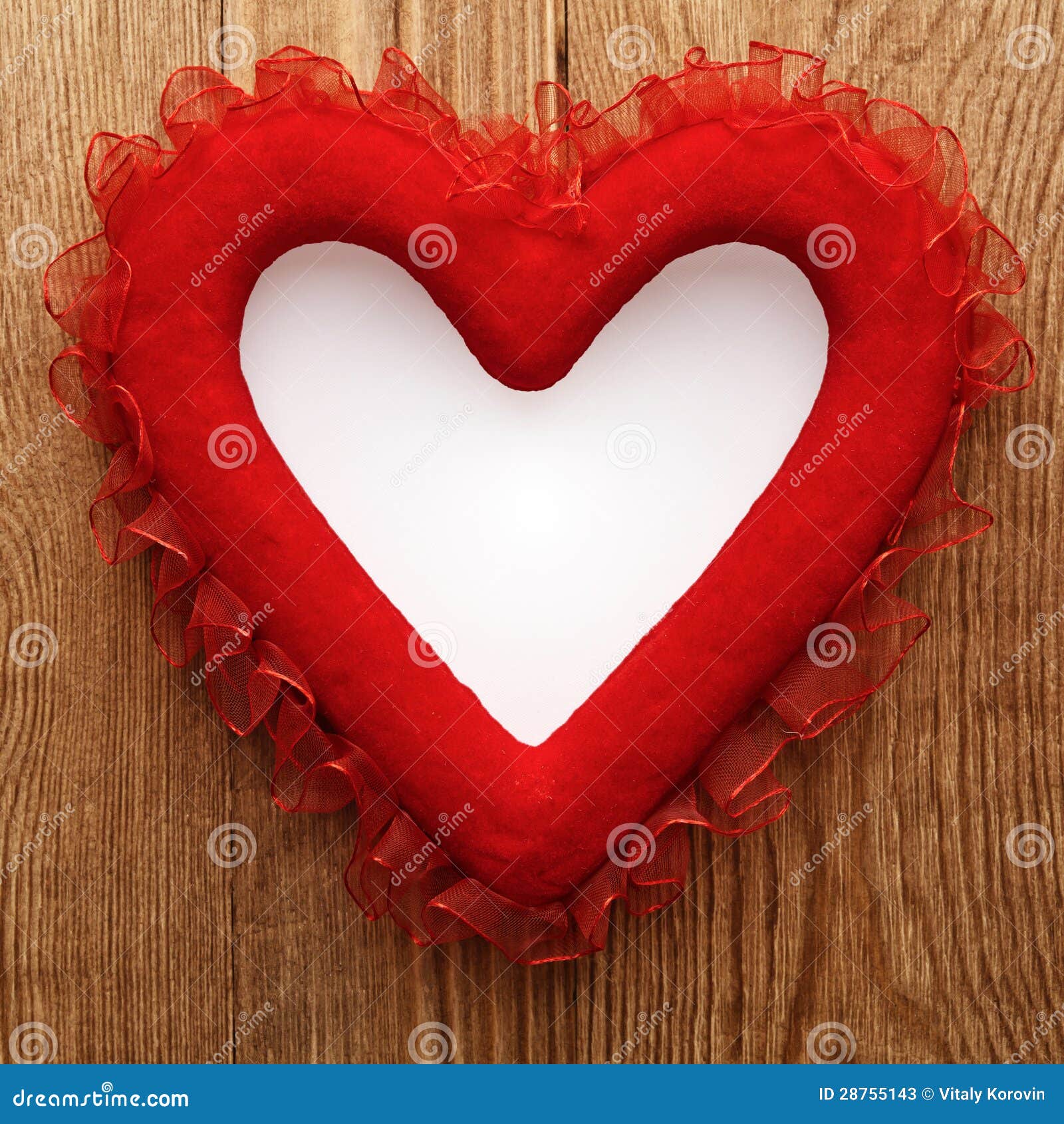 Red material love heart stock image. Image of wooden - 28755143