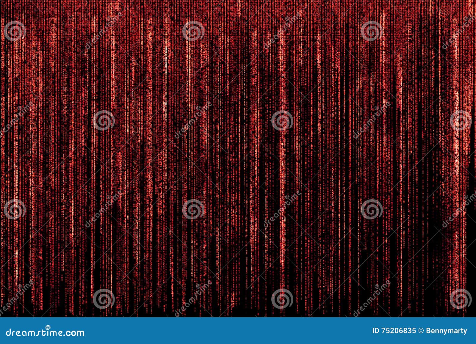 Red Matrix Background