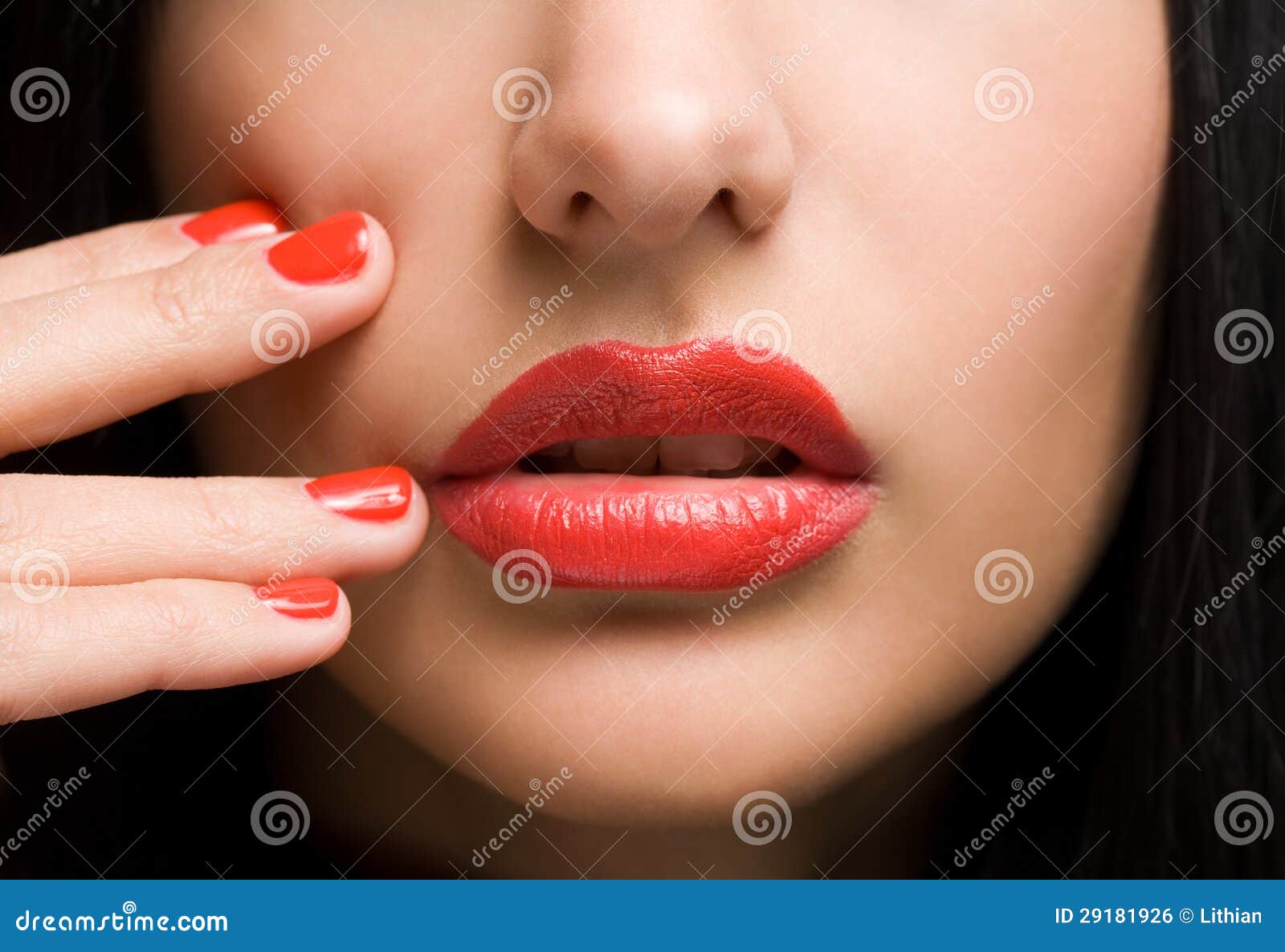 Red means go. stock photo. Image of posh, female, glamour - 29181926
