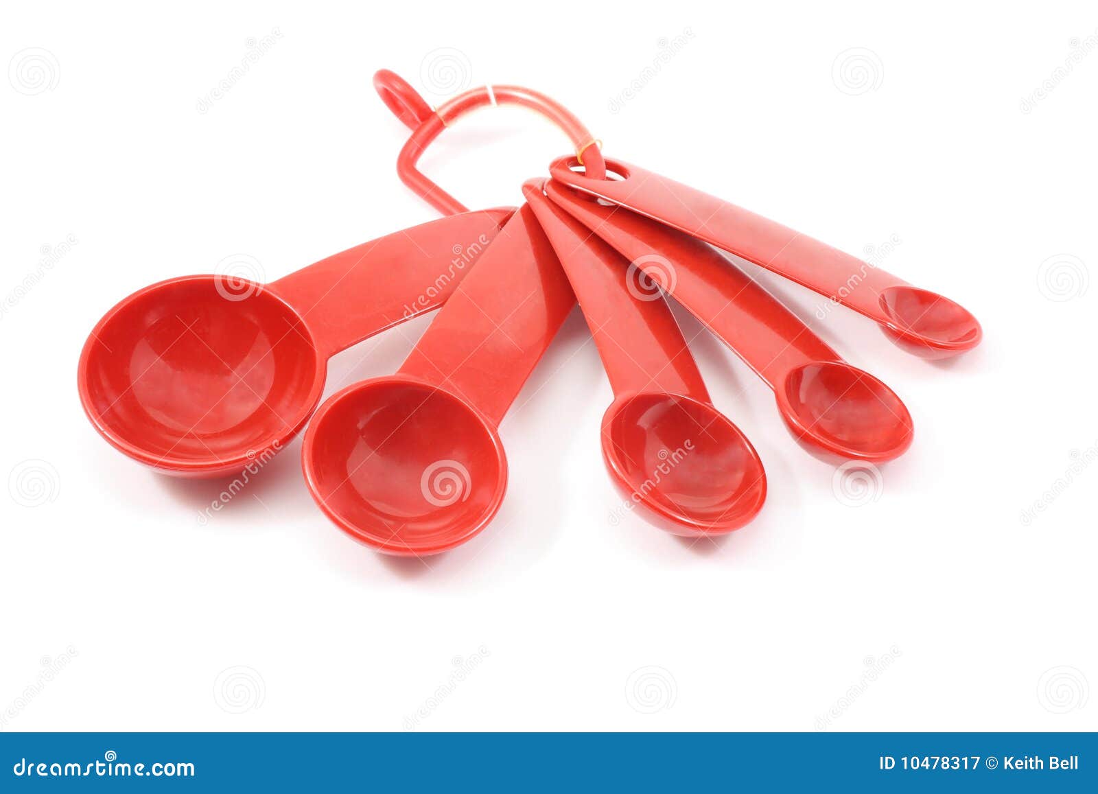 Red Measurement spoons stock image. Image of tablespoon - 10478317