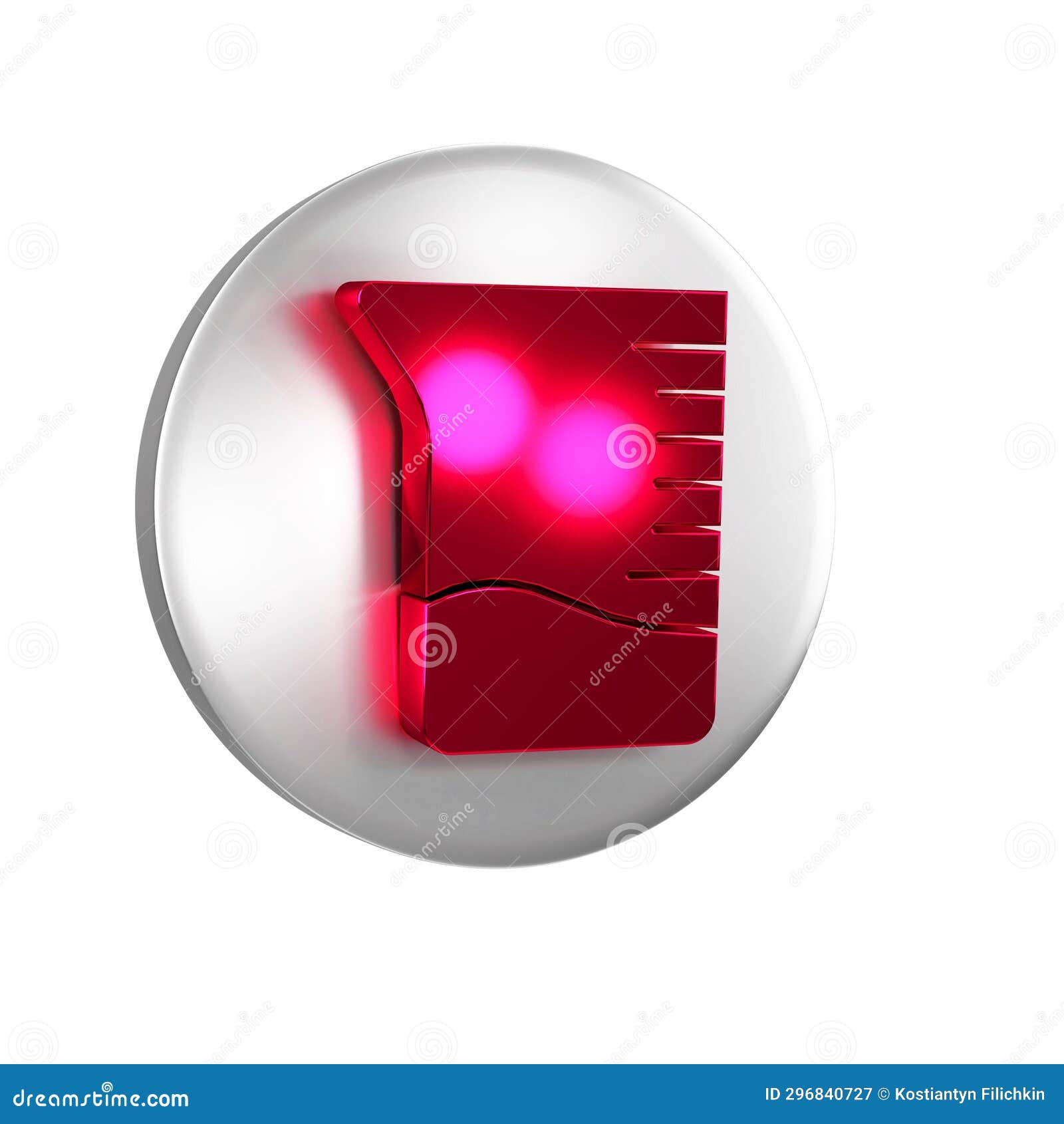 Red Measuring Cup Icon Isolated on Transparent Background. Plastic ...