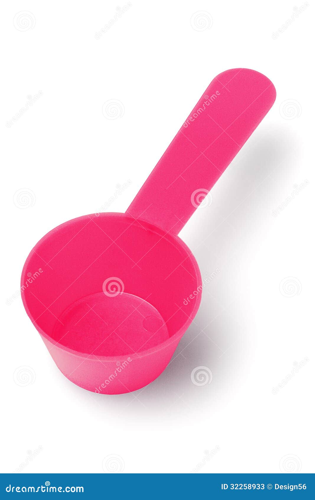 Red Measuring Spoon stock image. Image of single, background - 32258933
