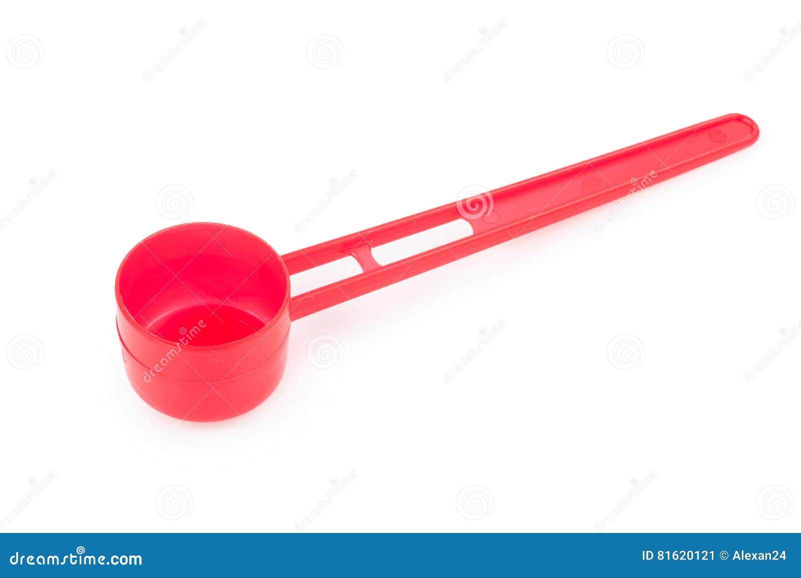 Red measuring spoon stock image. Image of plastic, cooking - 81620121