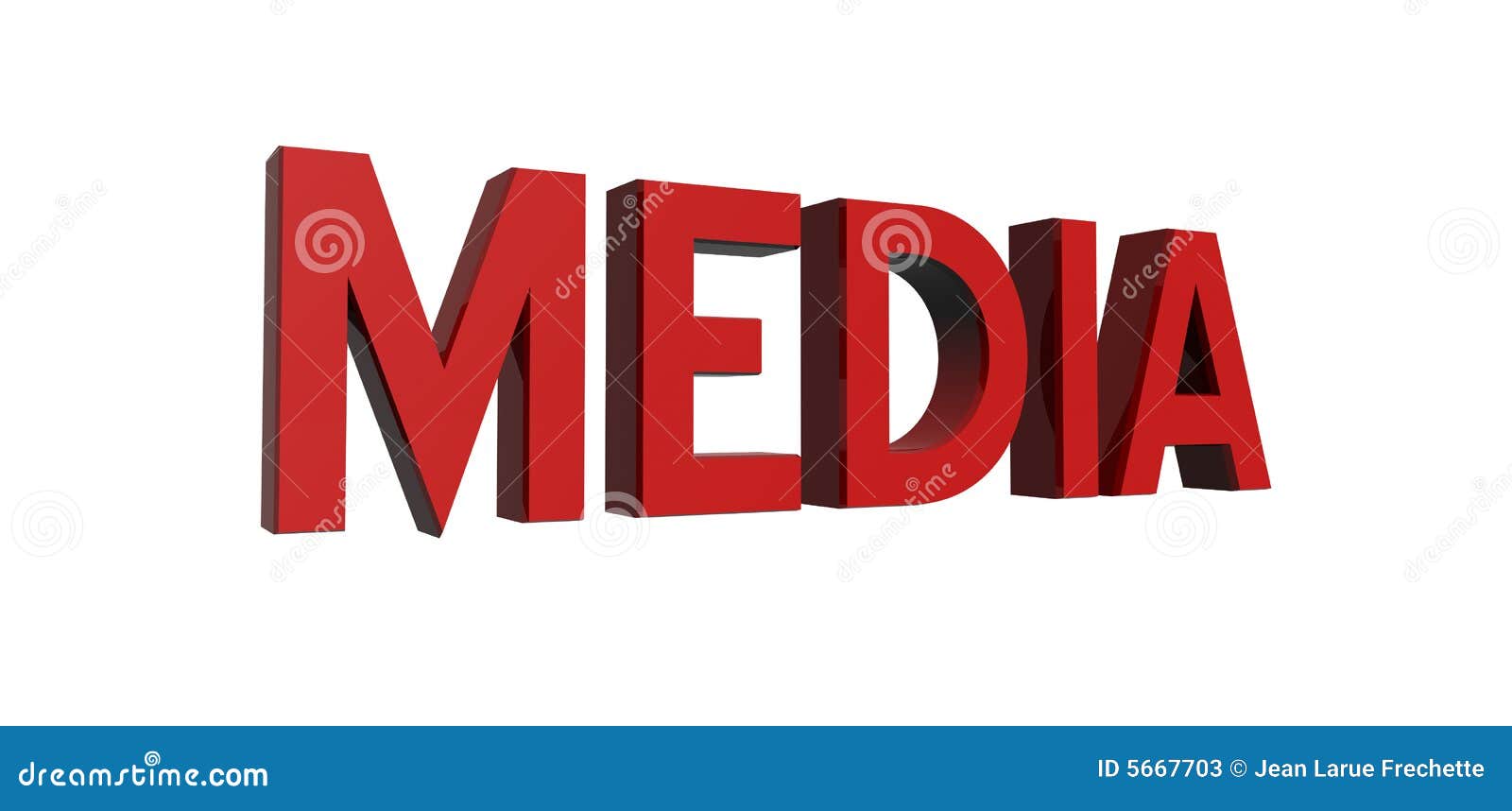 Red-media stock illustration. Illustration of white, sign - 5667703