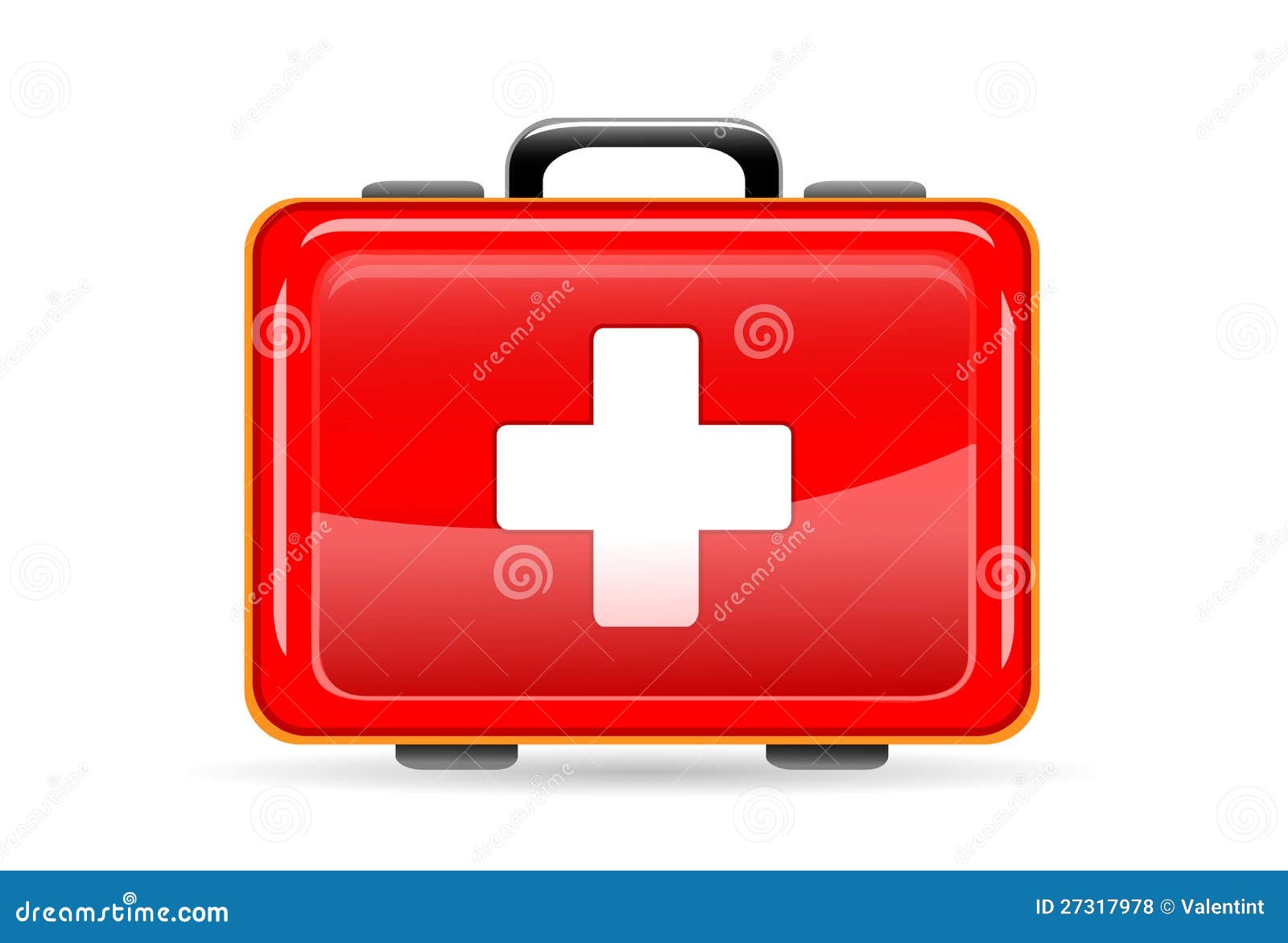 Red medical bag stock illustration. Illustration of graphic - 27317978