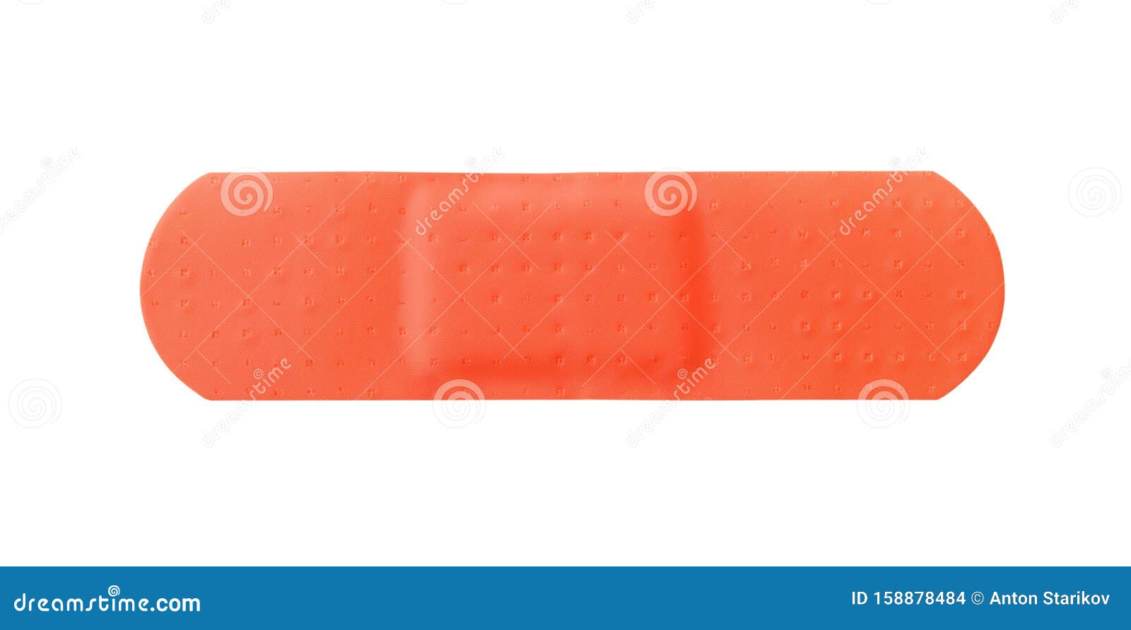 Red medical patch stock photo. Image of plastic, healthcare - 158878484