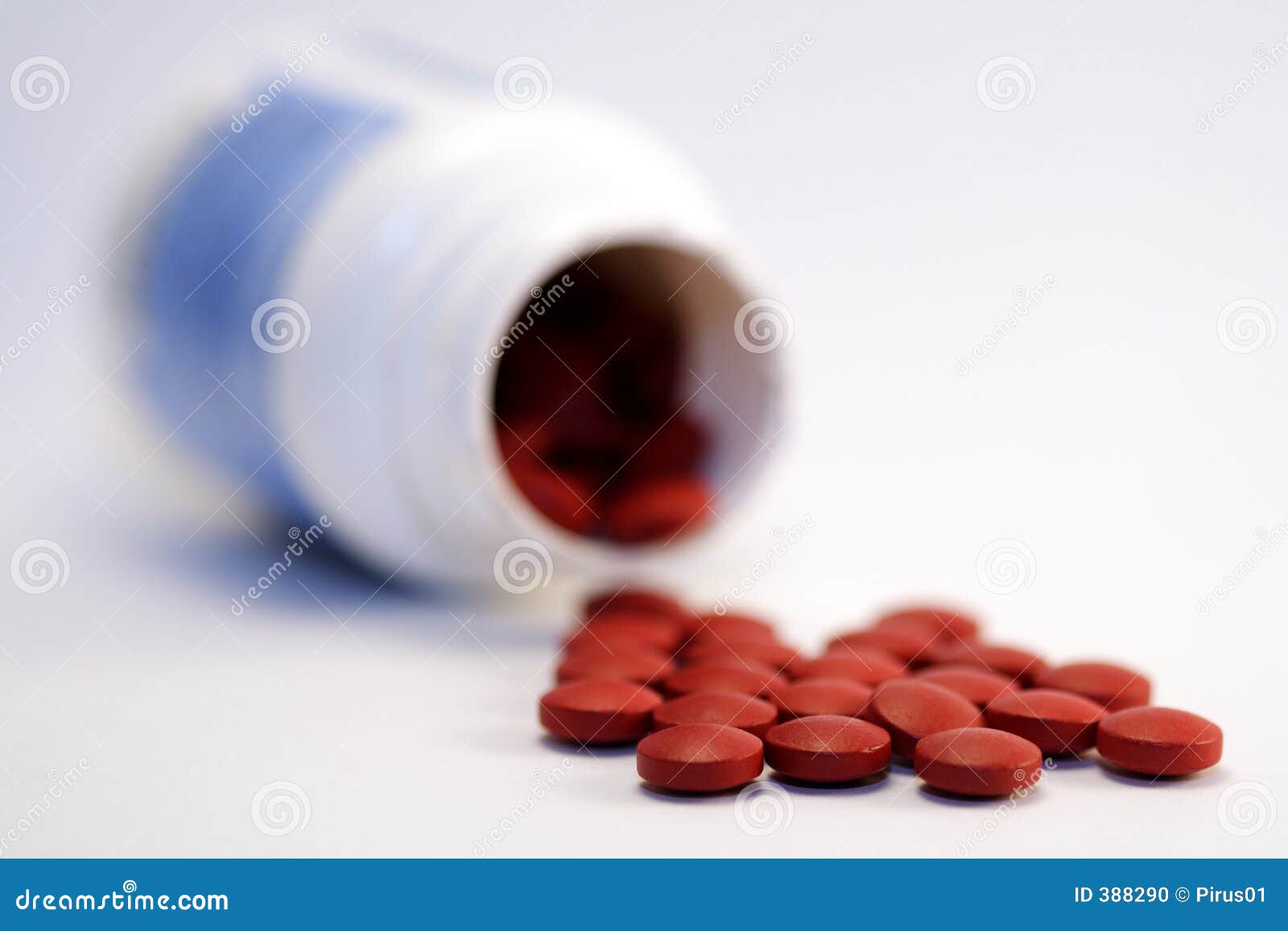Red medicine pills stock photo. Image of doctor, healing - 388290