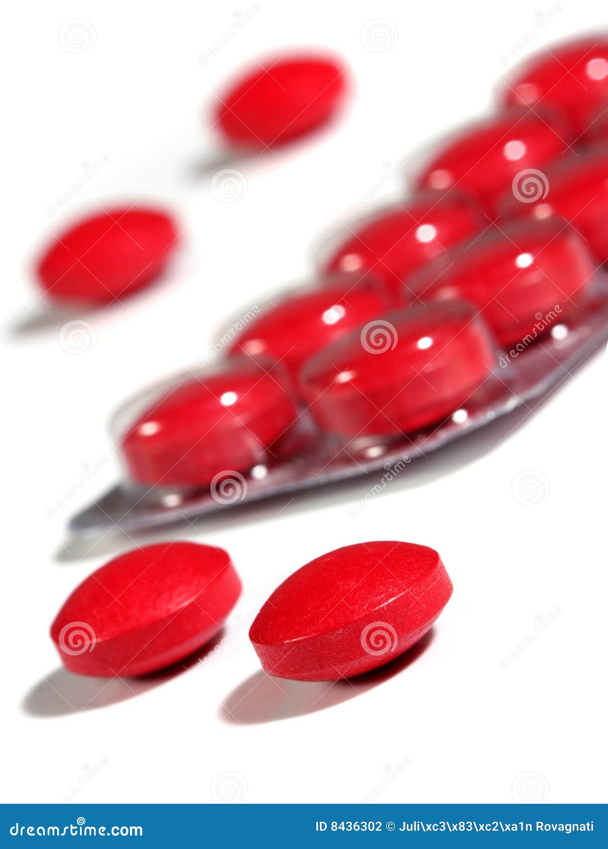 Red medicine pills stock photo. Image of prescription - 8436302