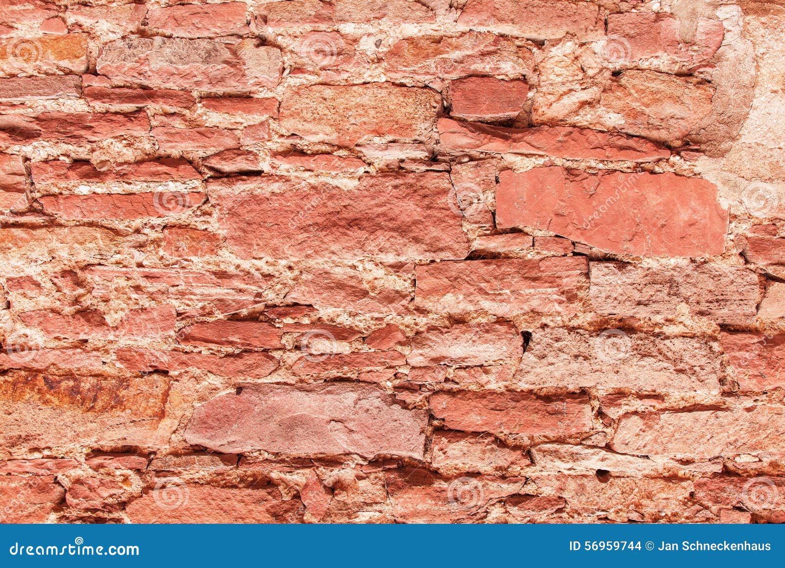 Red Medieval Brick Wall Background Stock Photo - Image of grunge, build ...