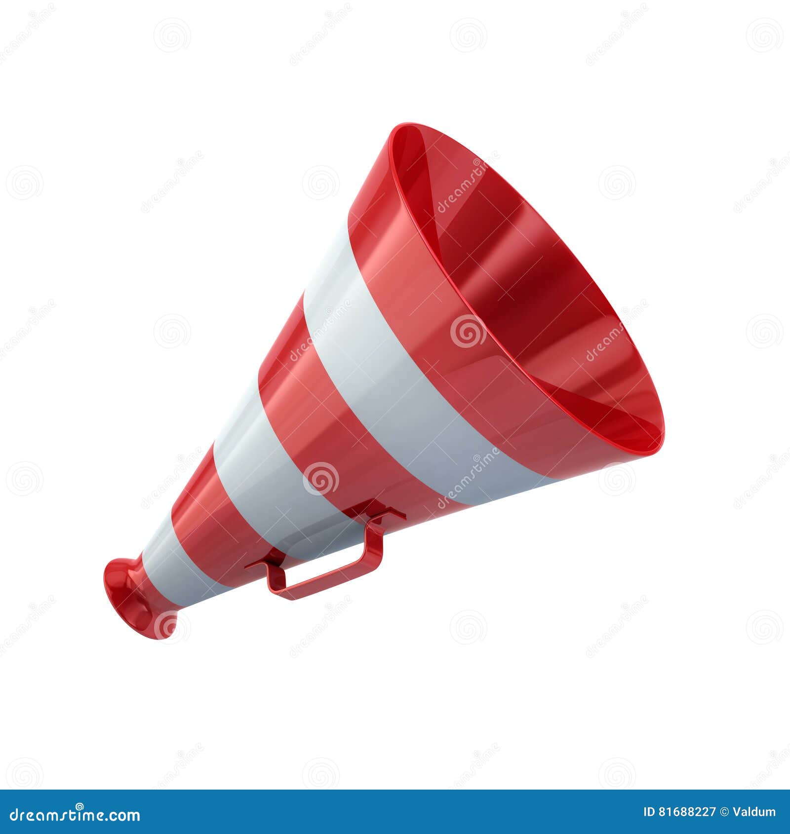 Red megaphone stock illustration. Illustration of music - 81688227