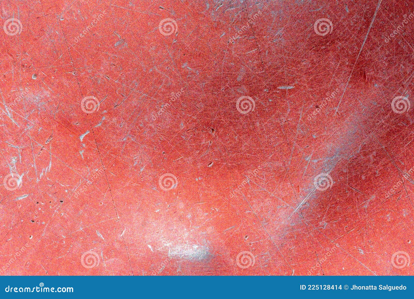 Red Metal Background Texture Dent Scratched Surface Stock Photo - Image ...