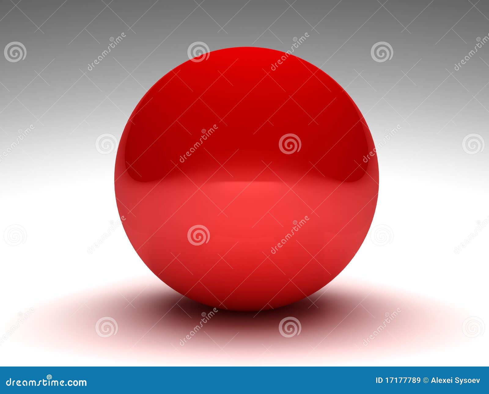 Red metal ball stock illustration. Illustration of metal - 17177789