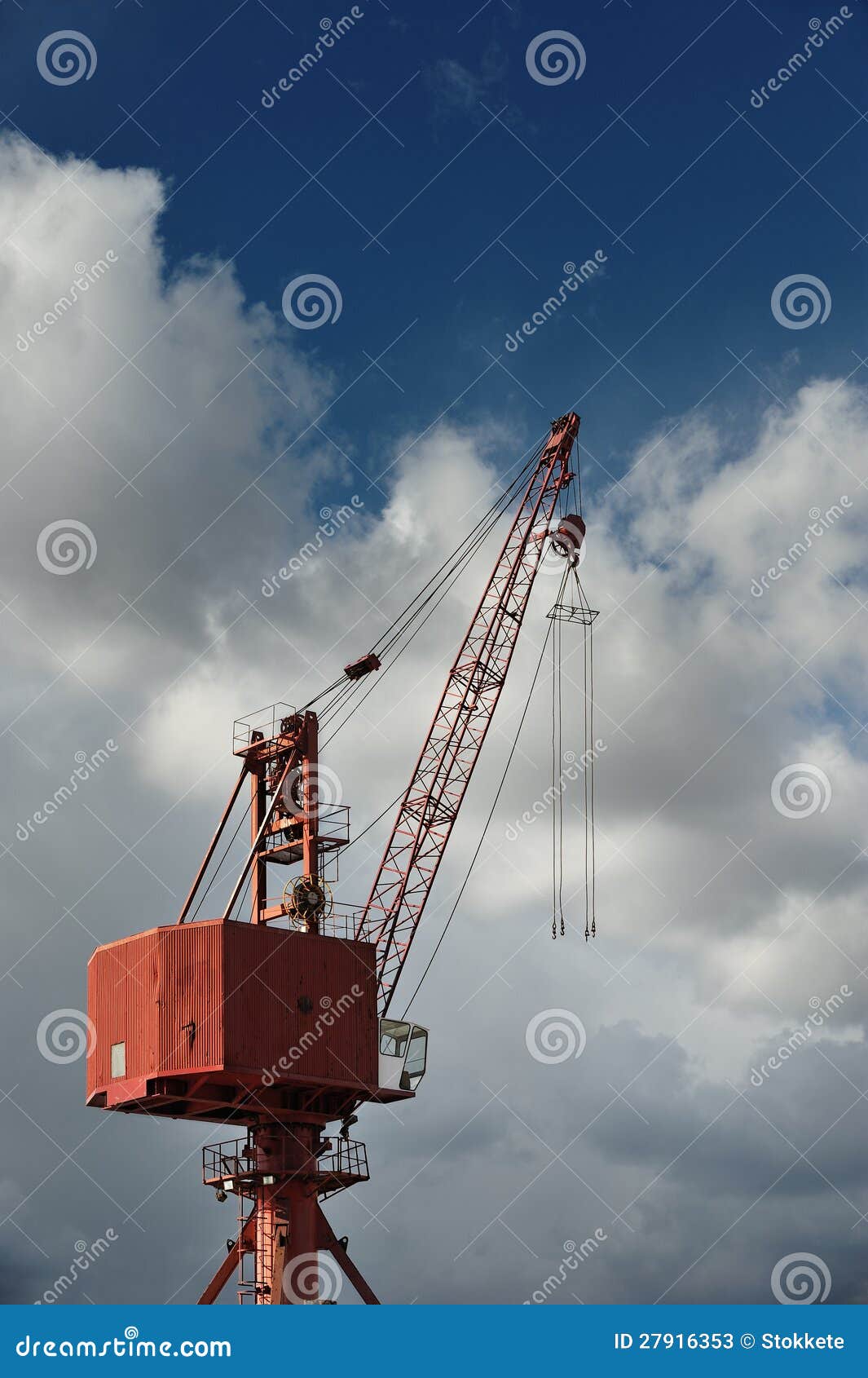 An Old Metal Crane At The Pier Of The Fourth Northern Fort Of Zverev ...