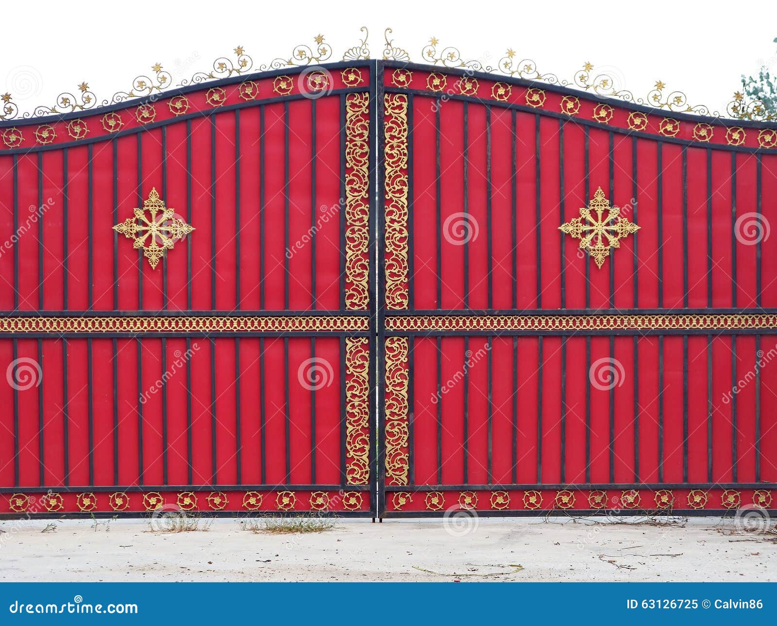The red metal door stock image. Image of manor, entrance - 63126725