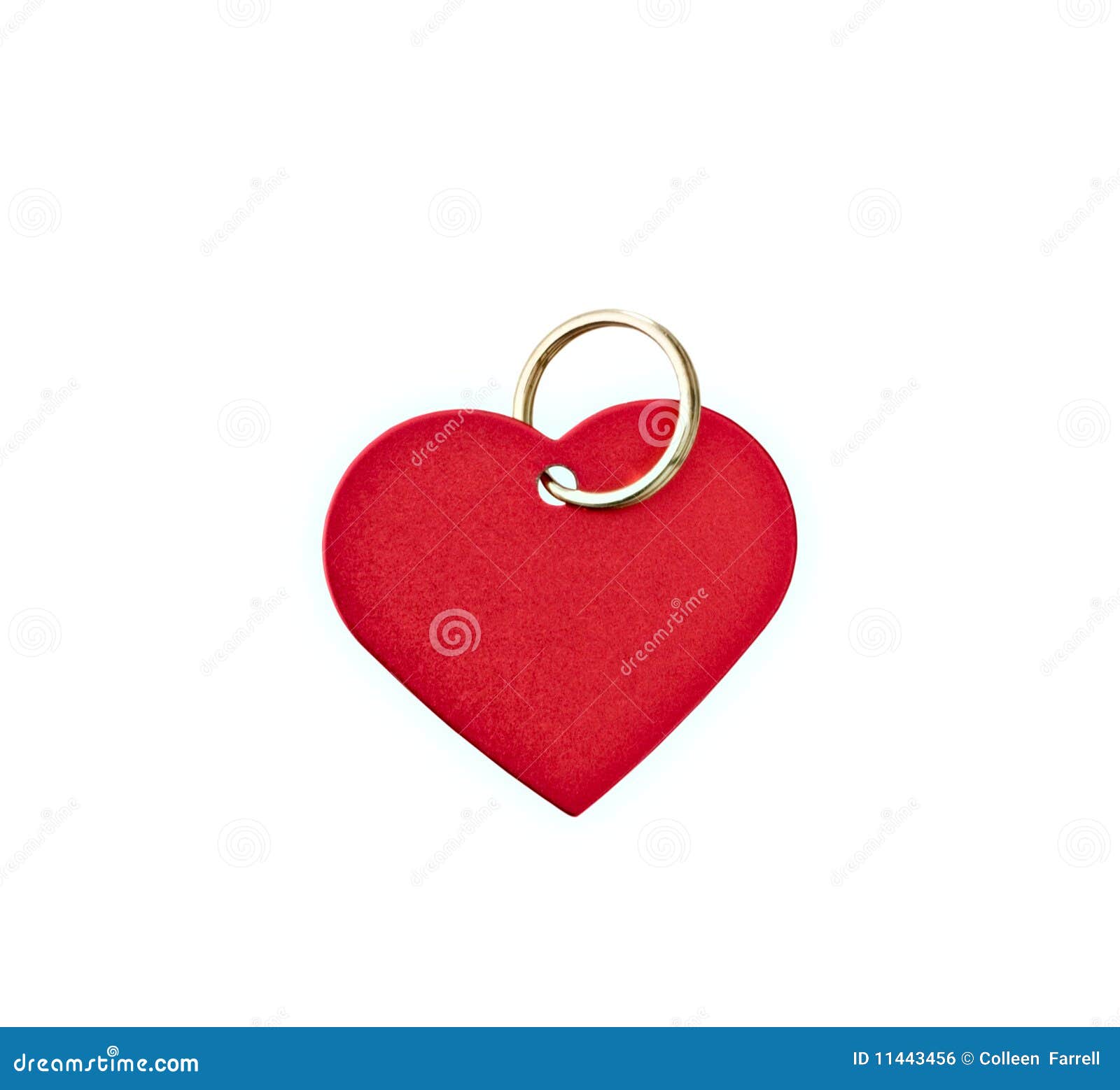 Red metal heart-shaped tag stock photo. Image of texture - 11443456