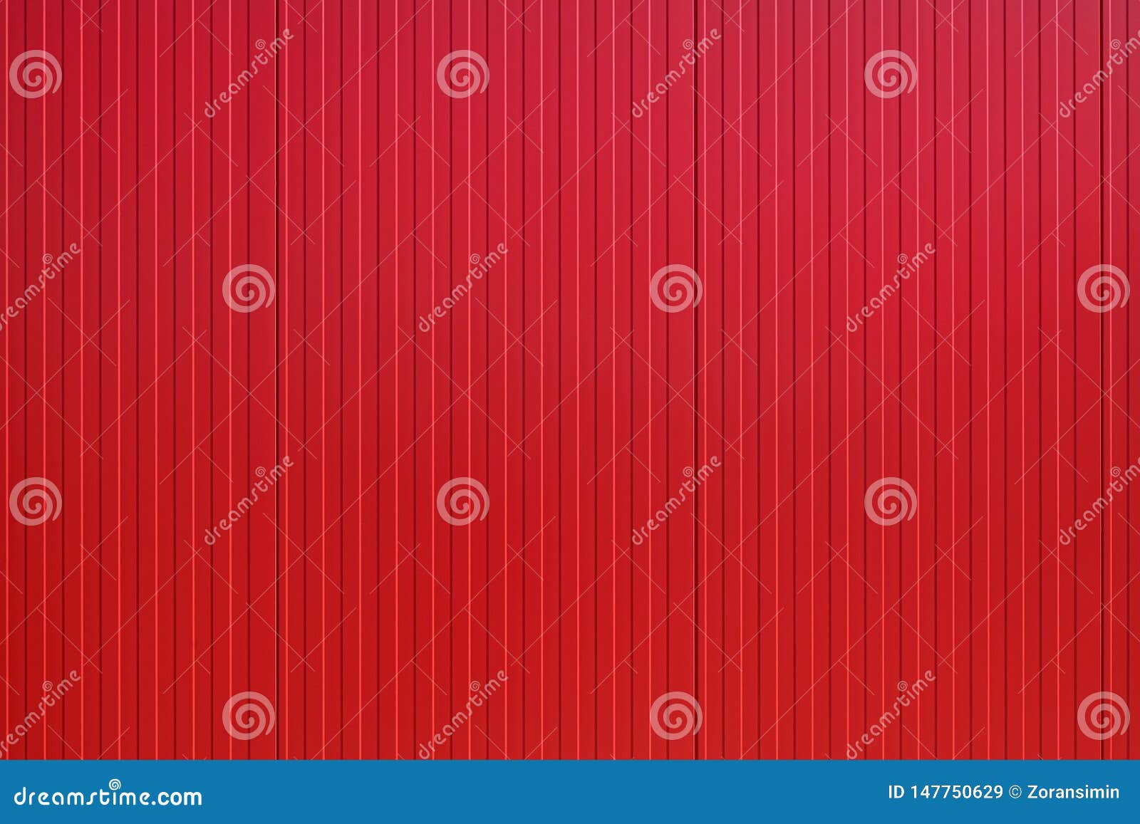 Red metal panel wall stock image. Image of corrugated - 147750629