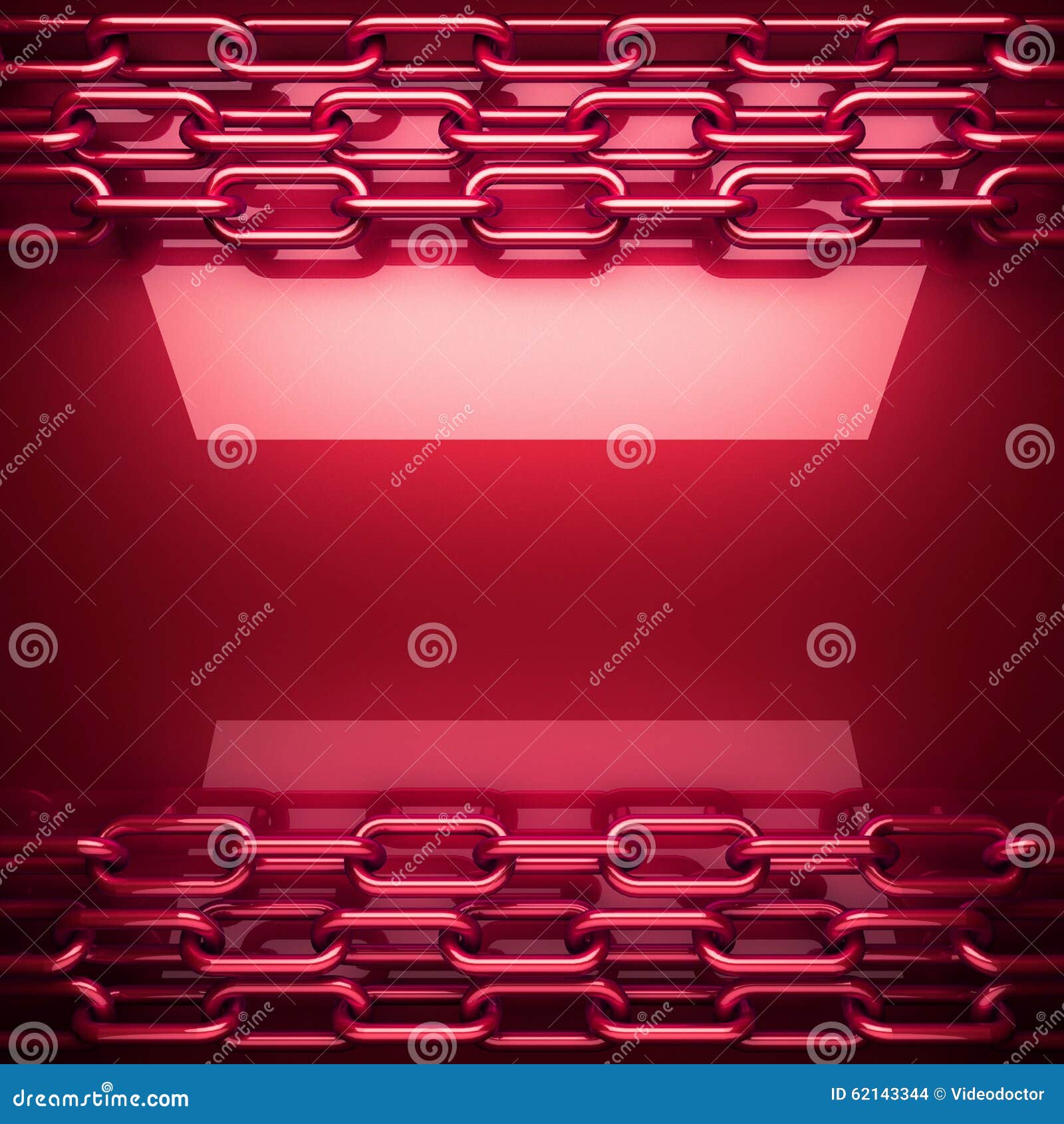 Red Metal Plate with Some Reflection Stock Photo - Image of material ...