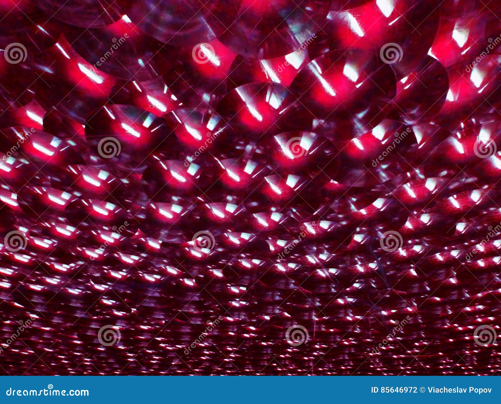 Red Metal Spheres Background Stock Illustration - Illustration of ...