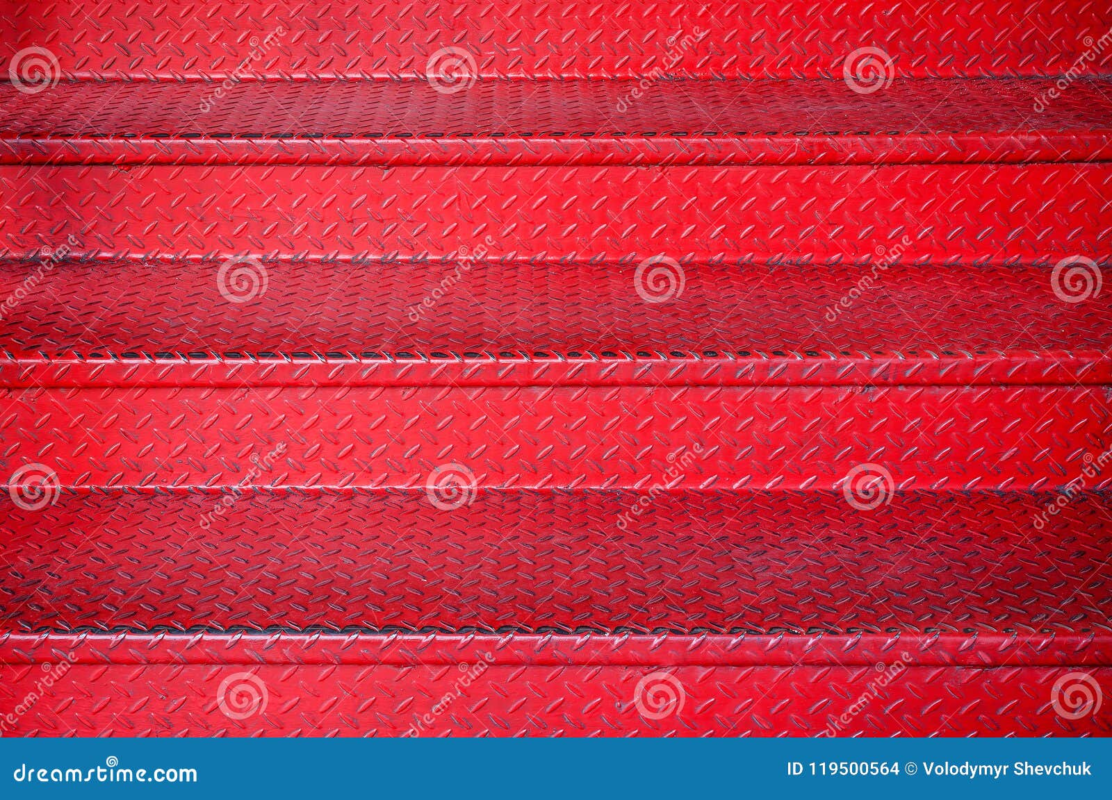 Red metal stairs stock photo. Image of metal, full, metallic - 119500564
