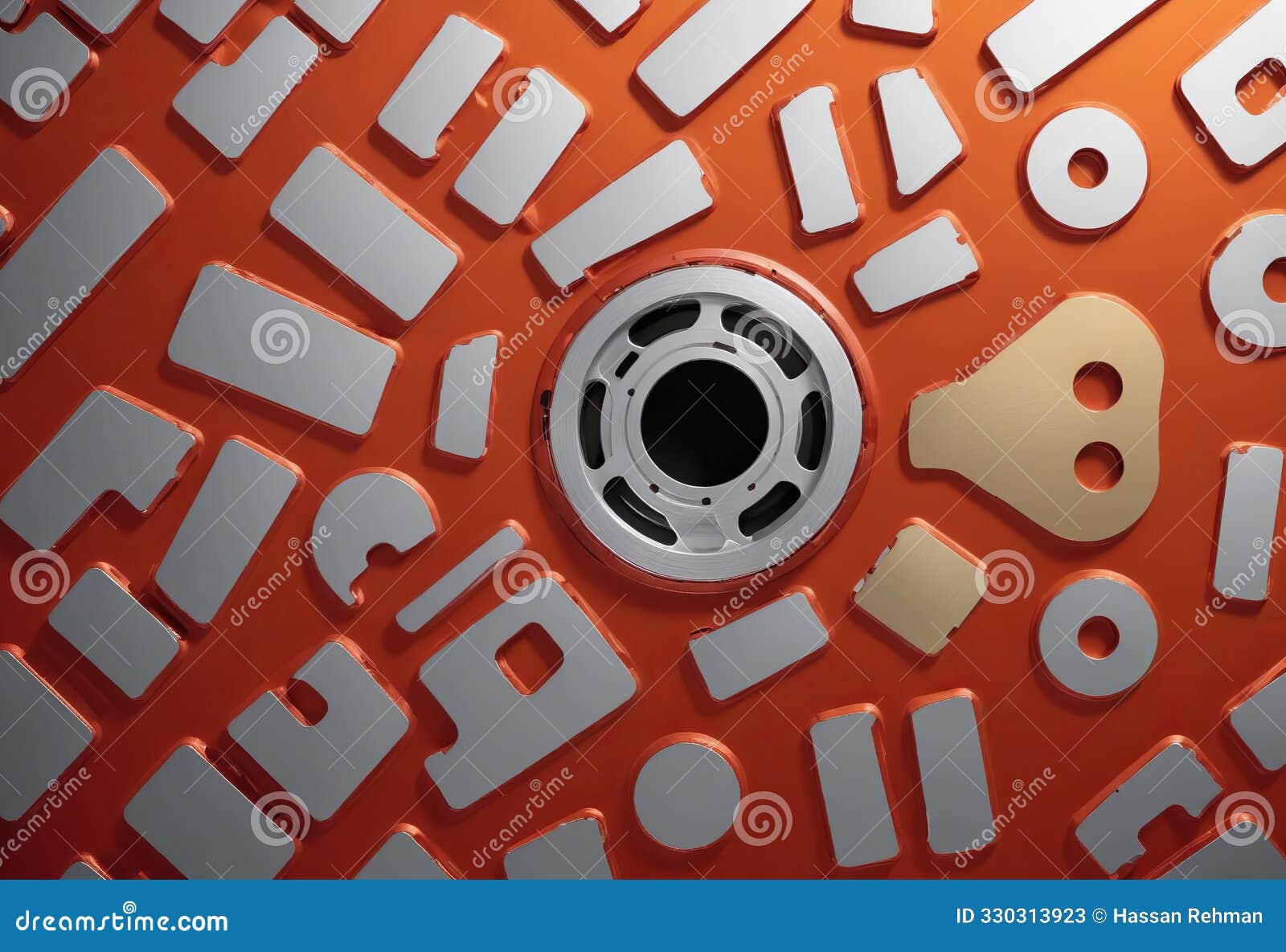 Red Metal Technology Background Stock Illustration - Illustration of ... Red Metal Technology Background Stock Illustration - Illustration of ...