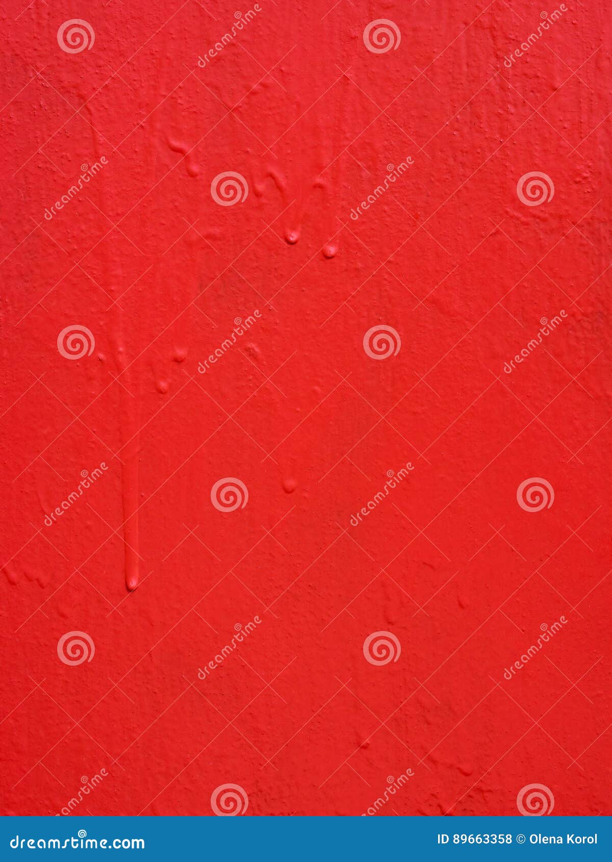 Red Metal Texture with a Roughness and Drops of Paint Surface. Grunge ...