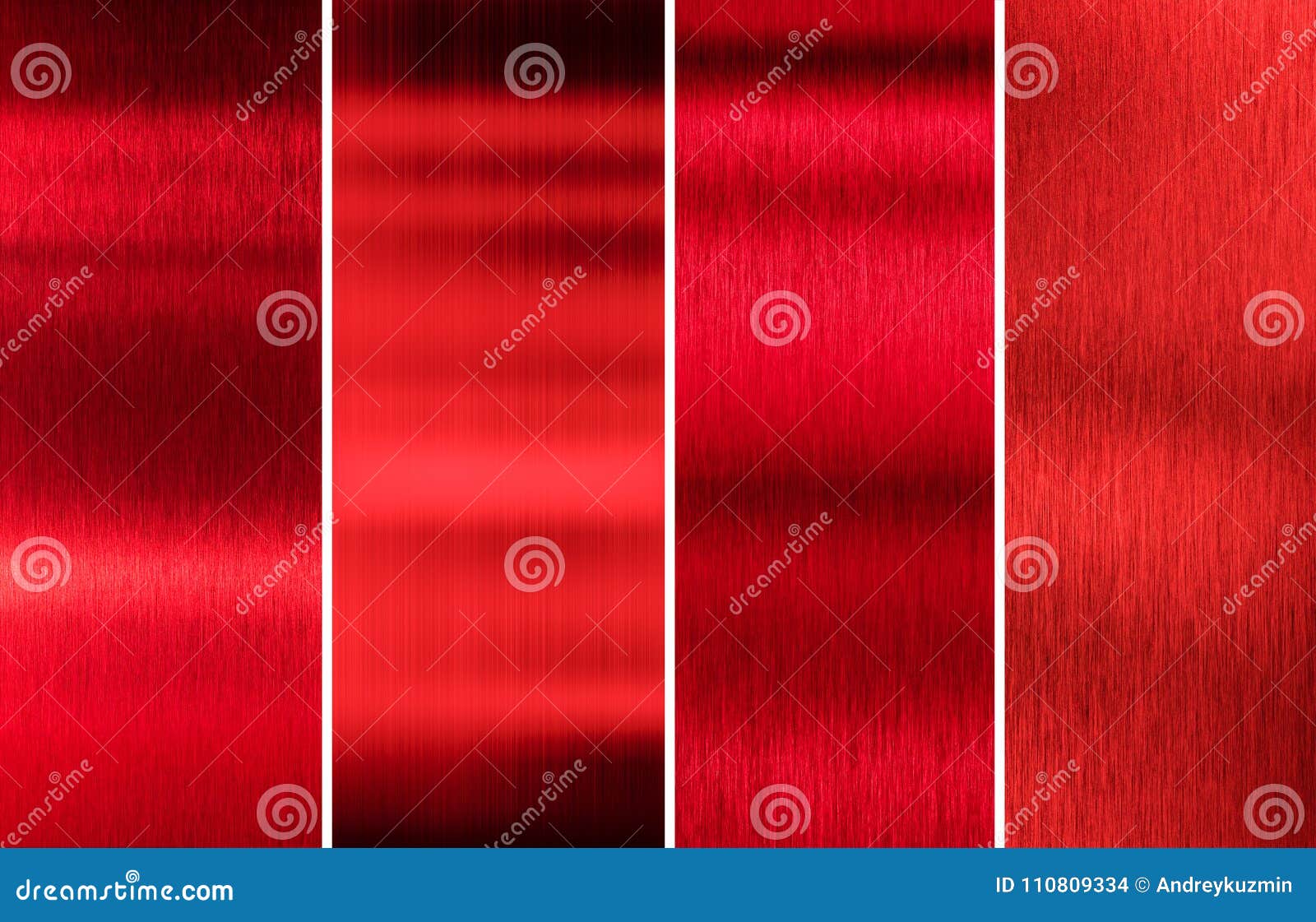 Red Metal Textures Color Set Stock Photo - Image of sheet, texture ...
