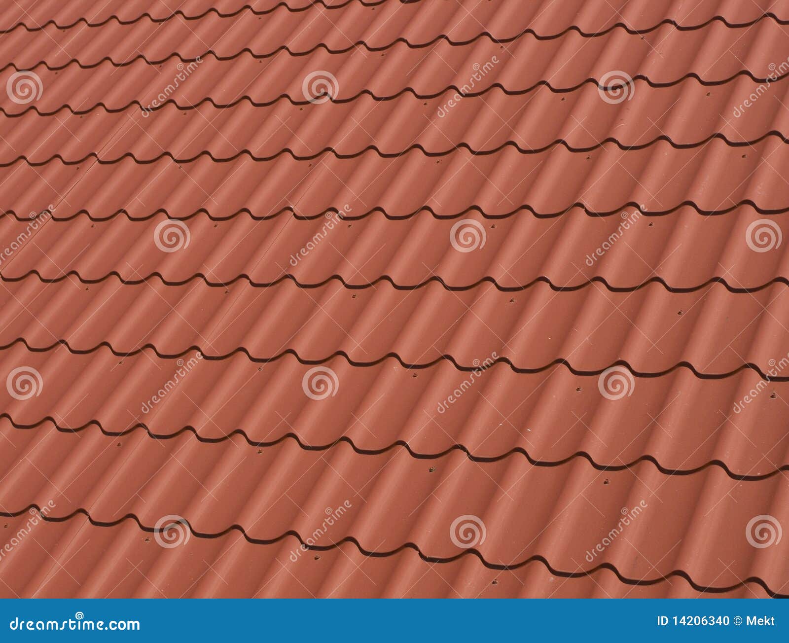 Red metal tile stock photo. Image of architecture, texture - 14206340