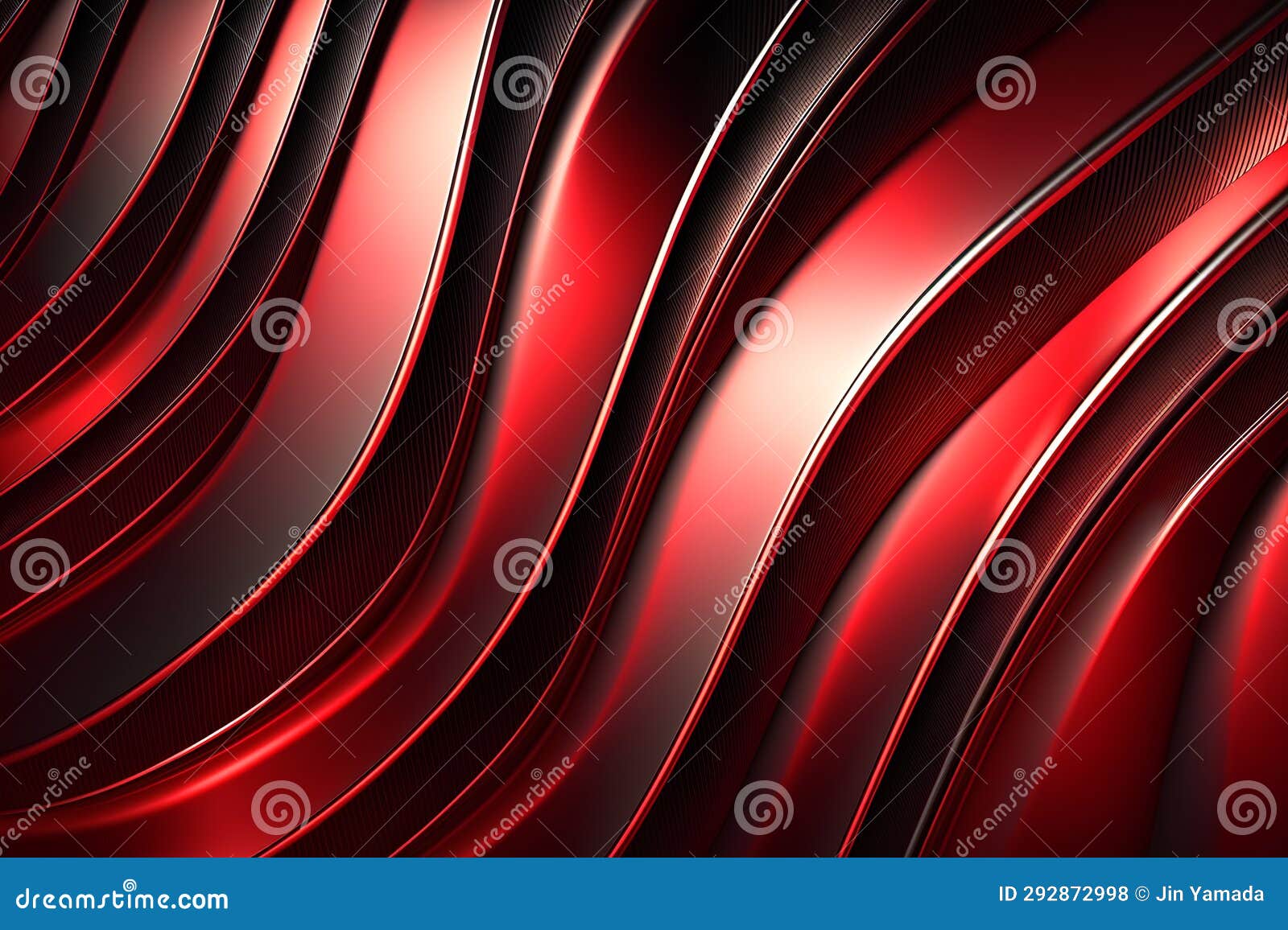 Red Metallic Background. 3d Rendering 3d Illustration. Computer Digital ...