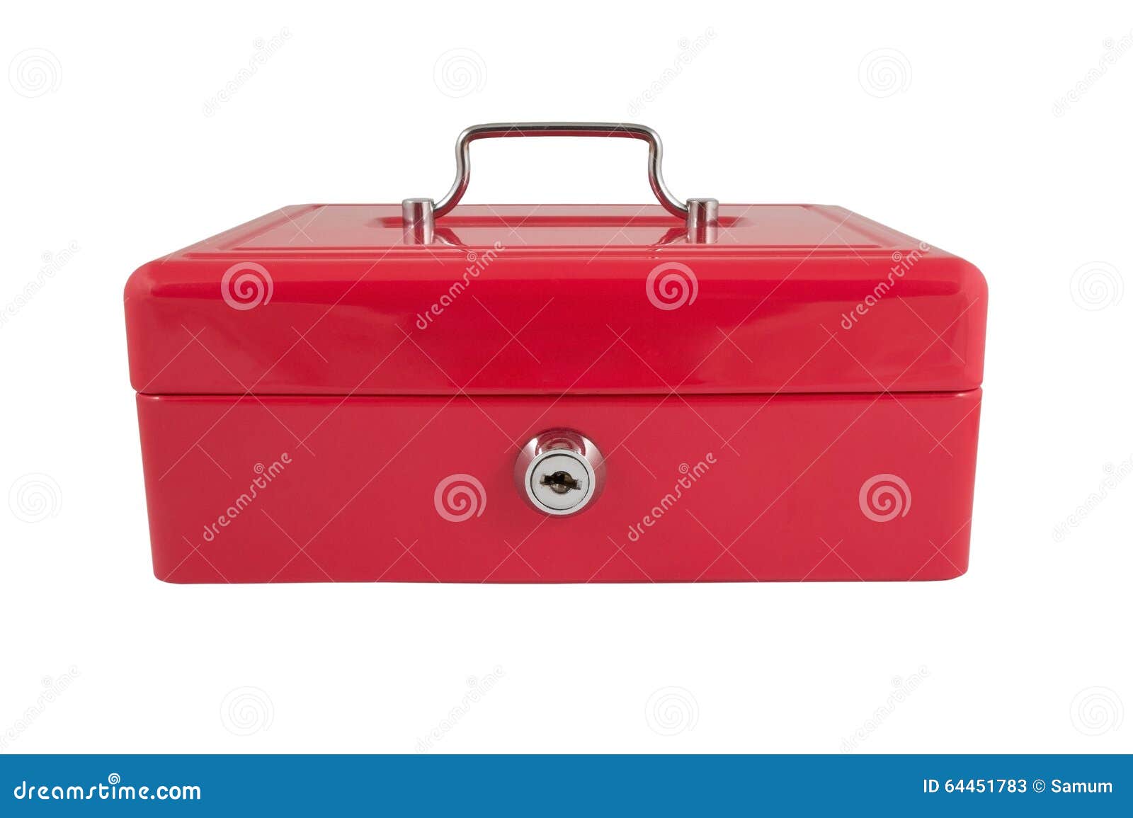 Red metallic box stock image. Image of handle, ribbed - 64451783