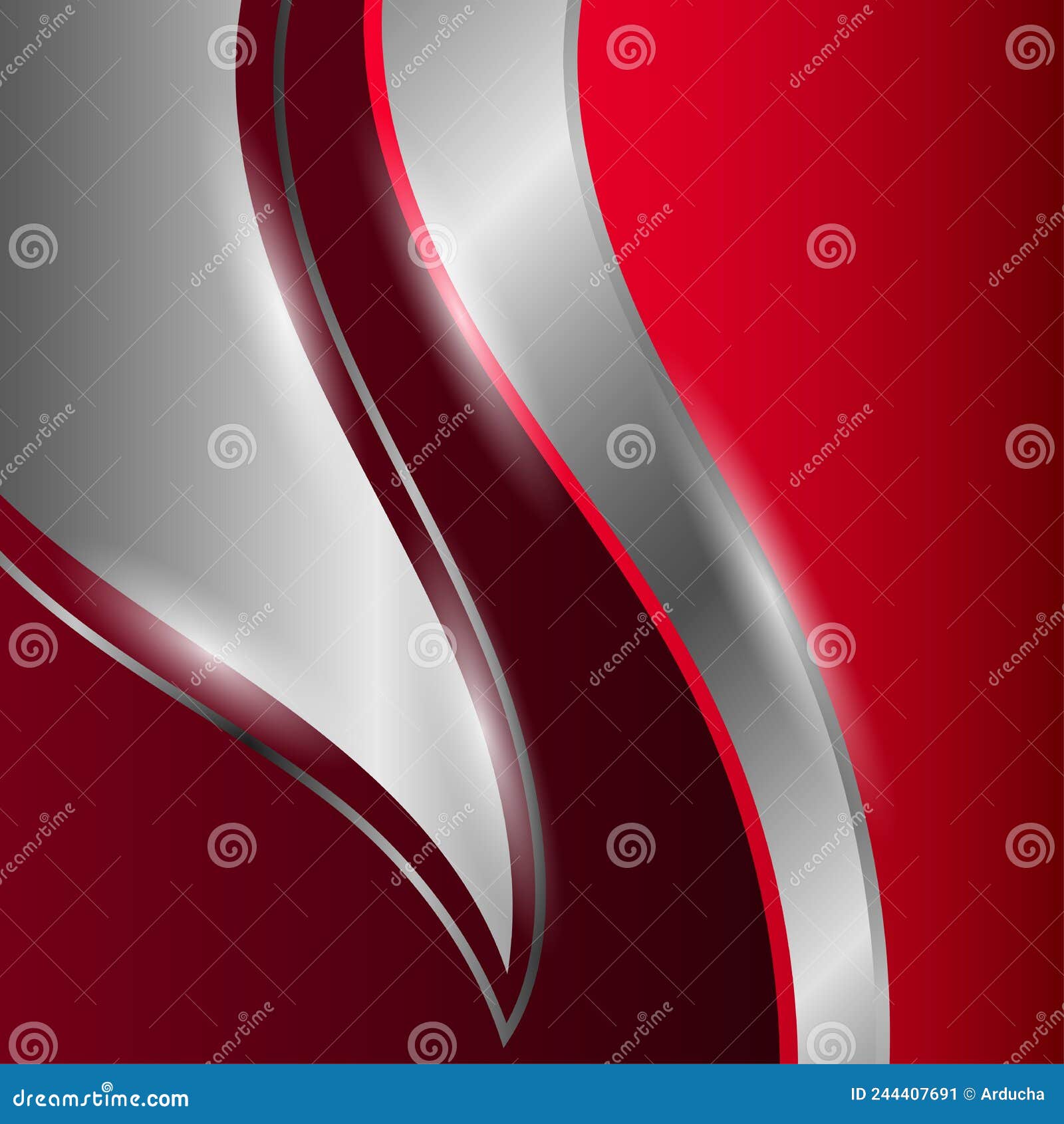 Red Metallic Curtain Cover Abstract Structure Stock Vector ...