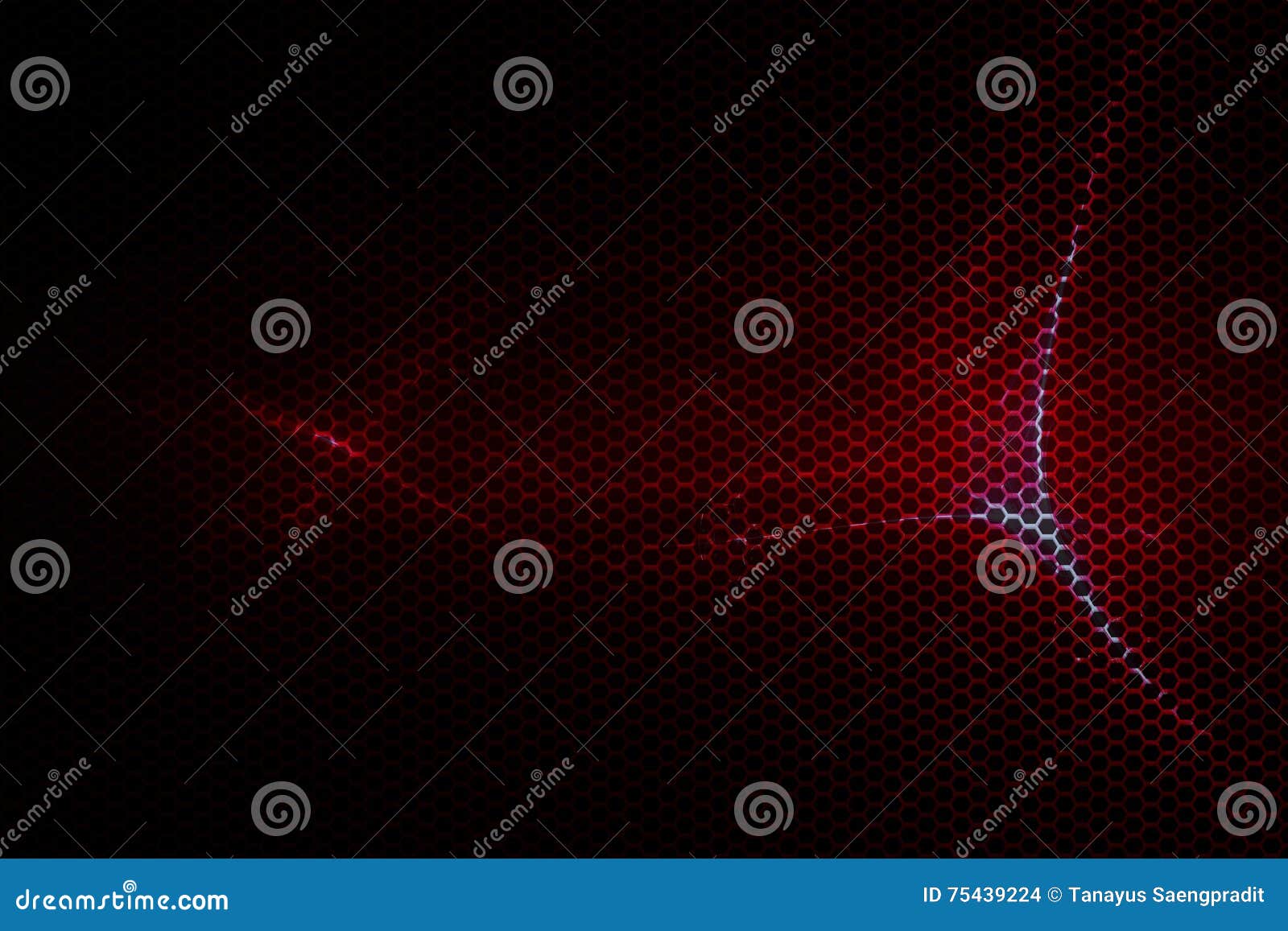 Red Metallic Mesh and Light Stock Illustration - Illustration of ...