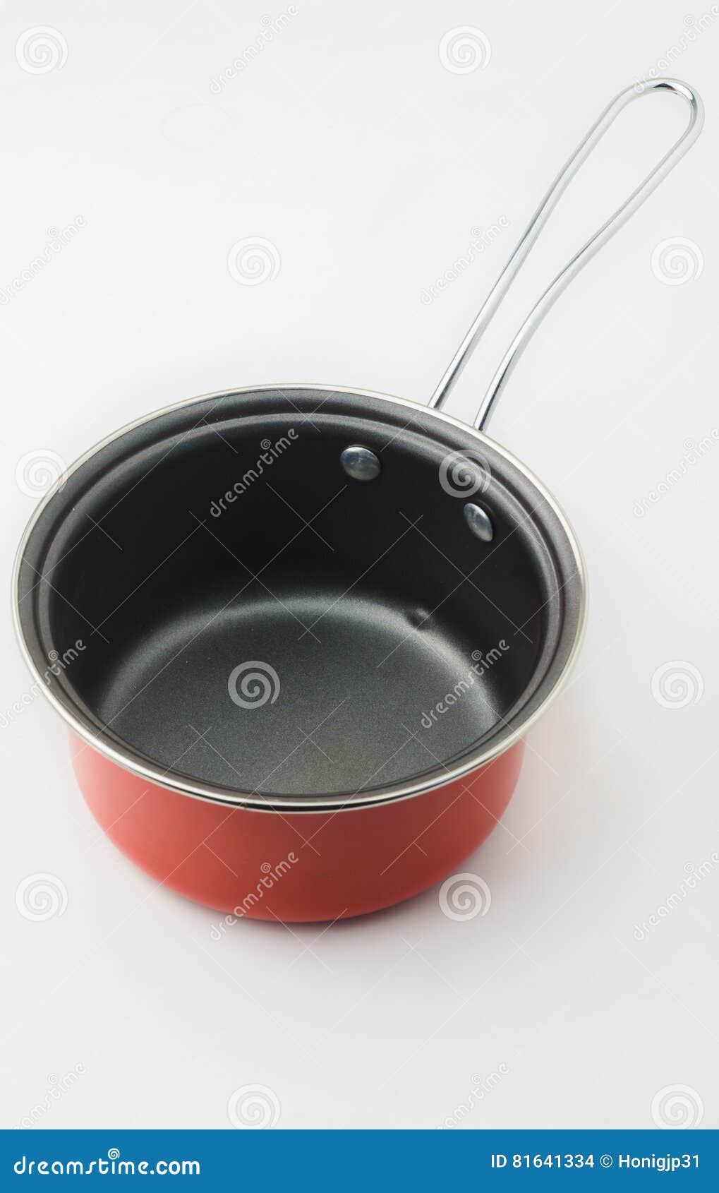 Red metallic pot stock photo. Image of cast, kitchenware - 81641334