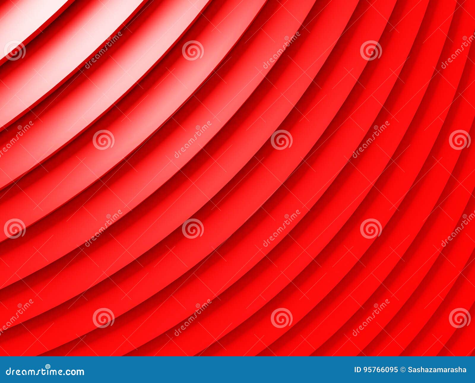 Red Metallic Stripes Abstract Glossy Background Stock Illustration ...