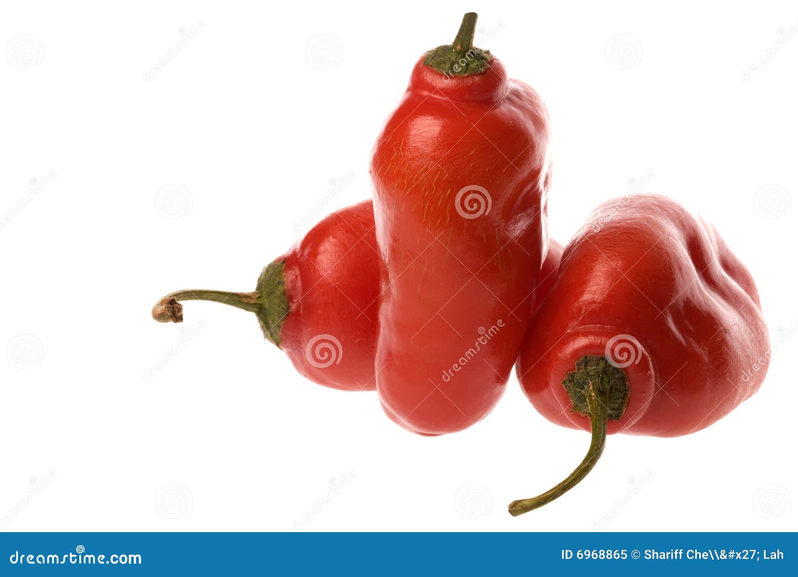 Red Mexican Chillies Macro stock image. Image of nature - 6968865