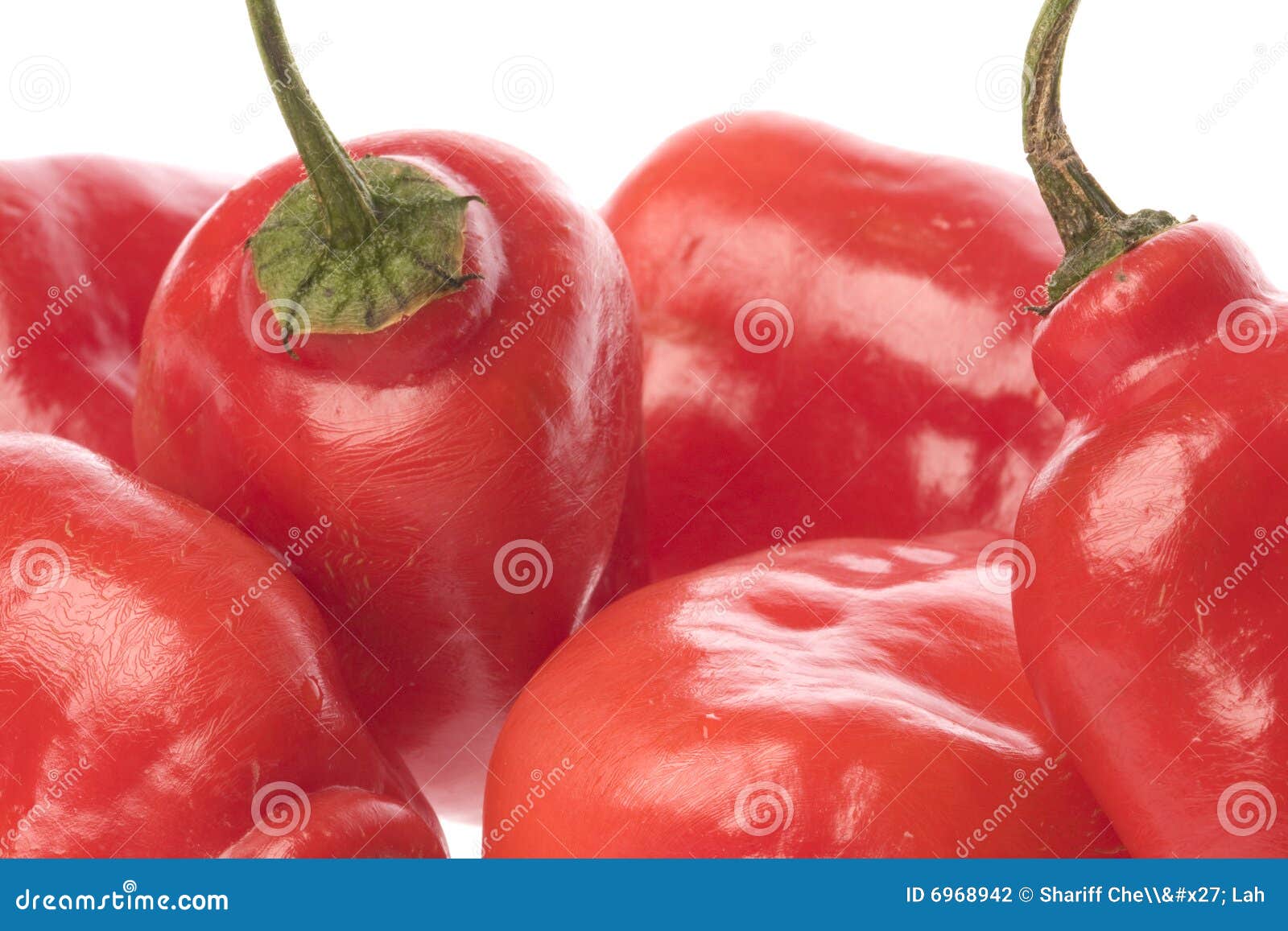 Red Mexican Chillies Macro stock photo. Image of plant - 6968942