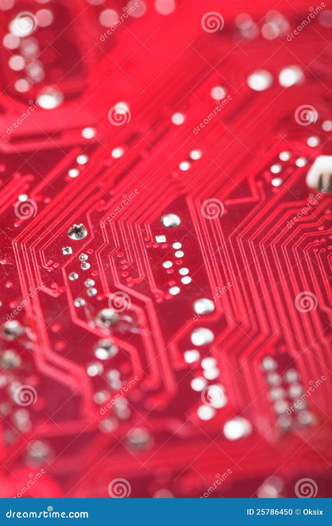 Red microchip stock photo. Image of chip, internet, component - 25786450