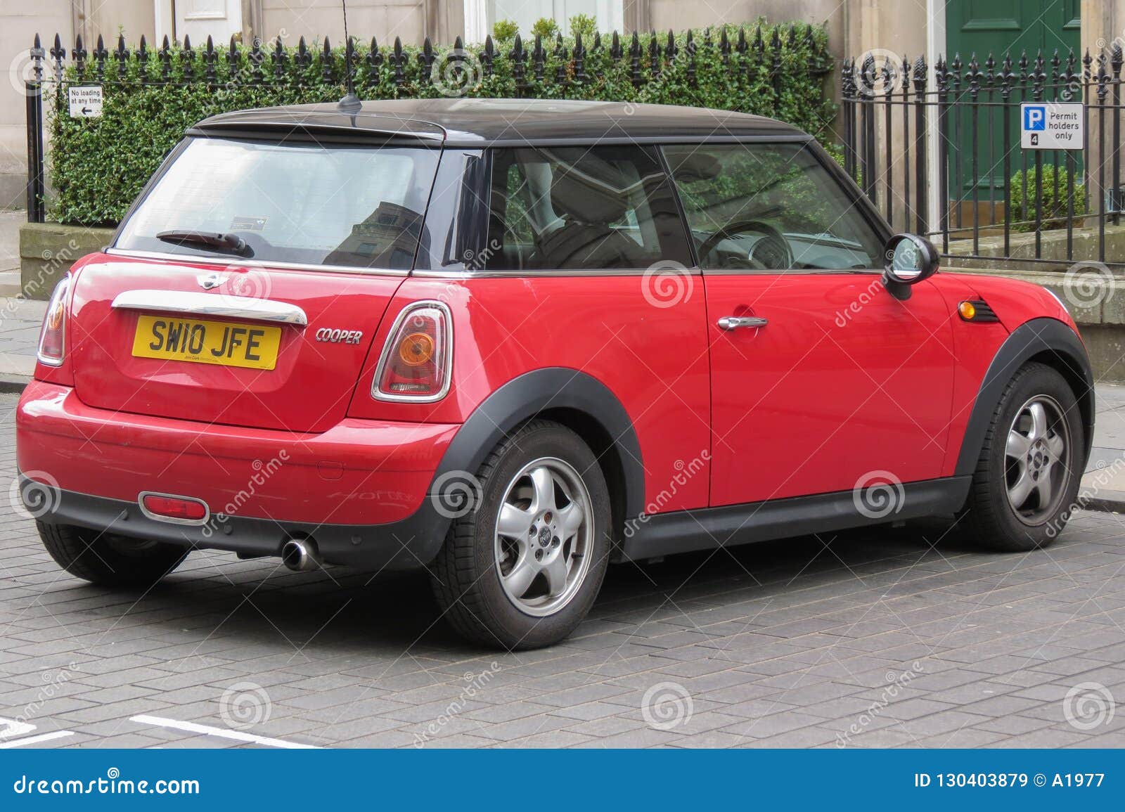 Red Mini Cooper Car 2013 Version Editorial Stock Image - Image of ...