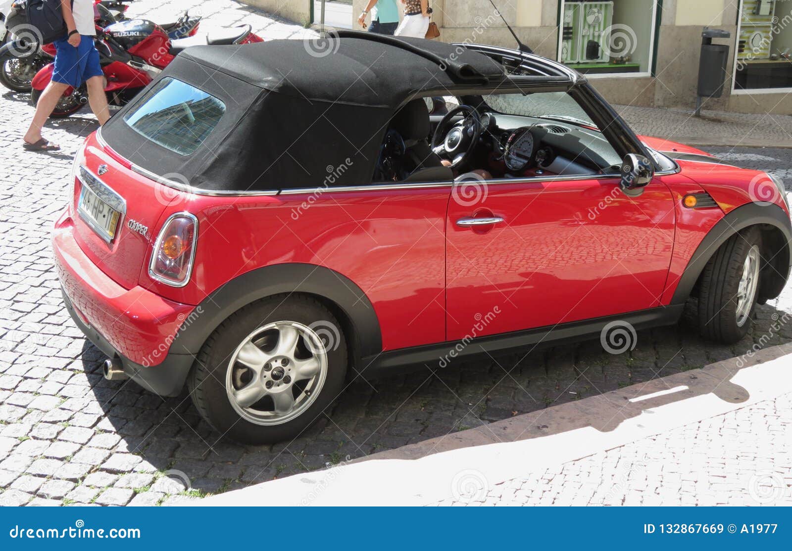 Red Mini Cooper Car 2013 Version Editorial Stock Image - Image of auto ...