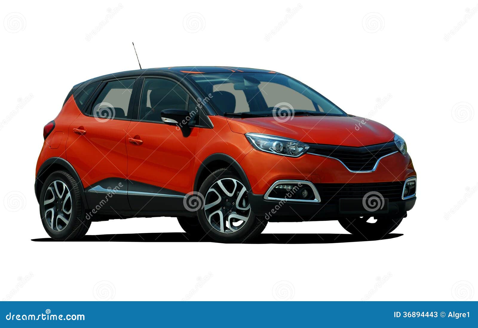 Red mini SUV front view stock image. Image of sporty - 36894443