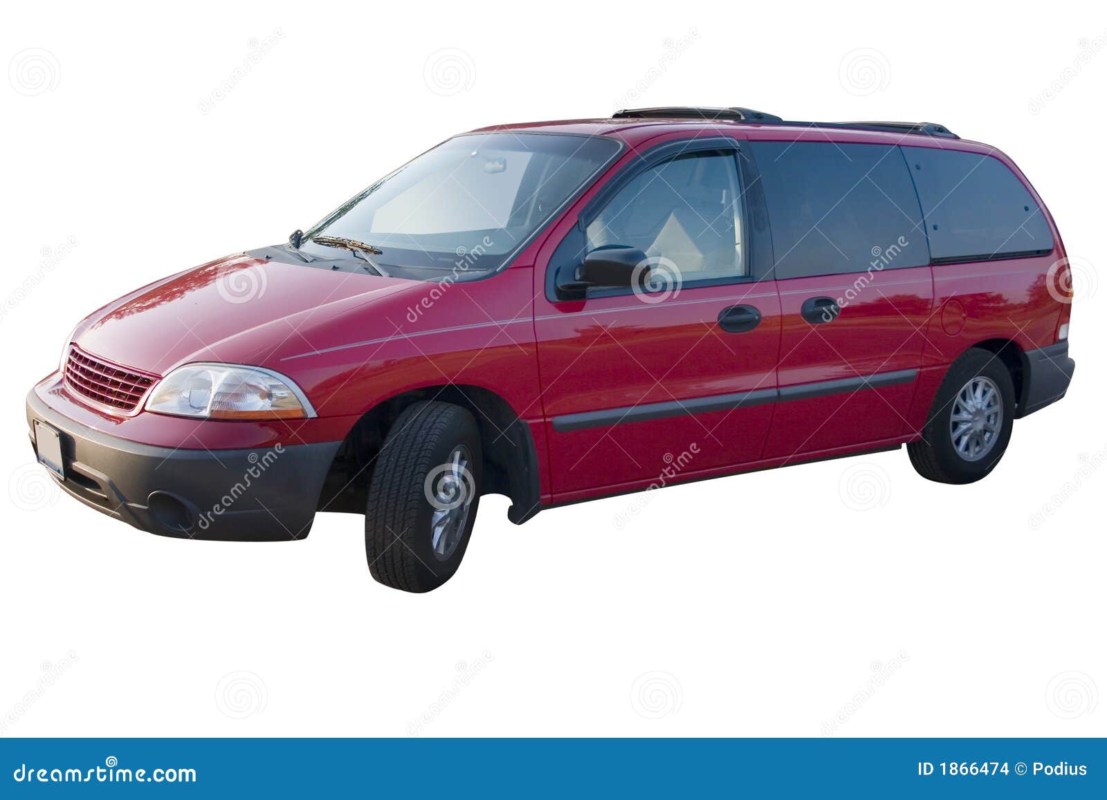 Red Mini Van stock photo. Image of auto, family, transportation - 1866474